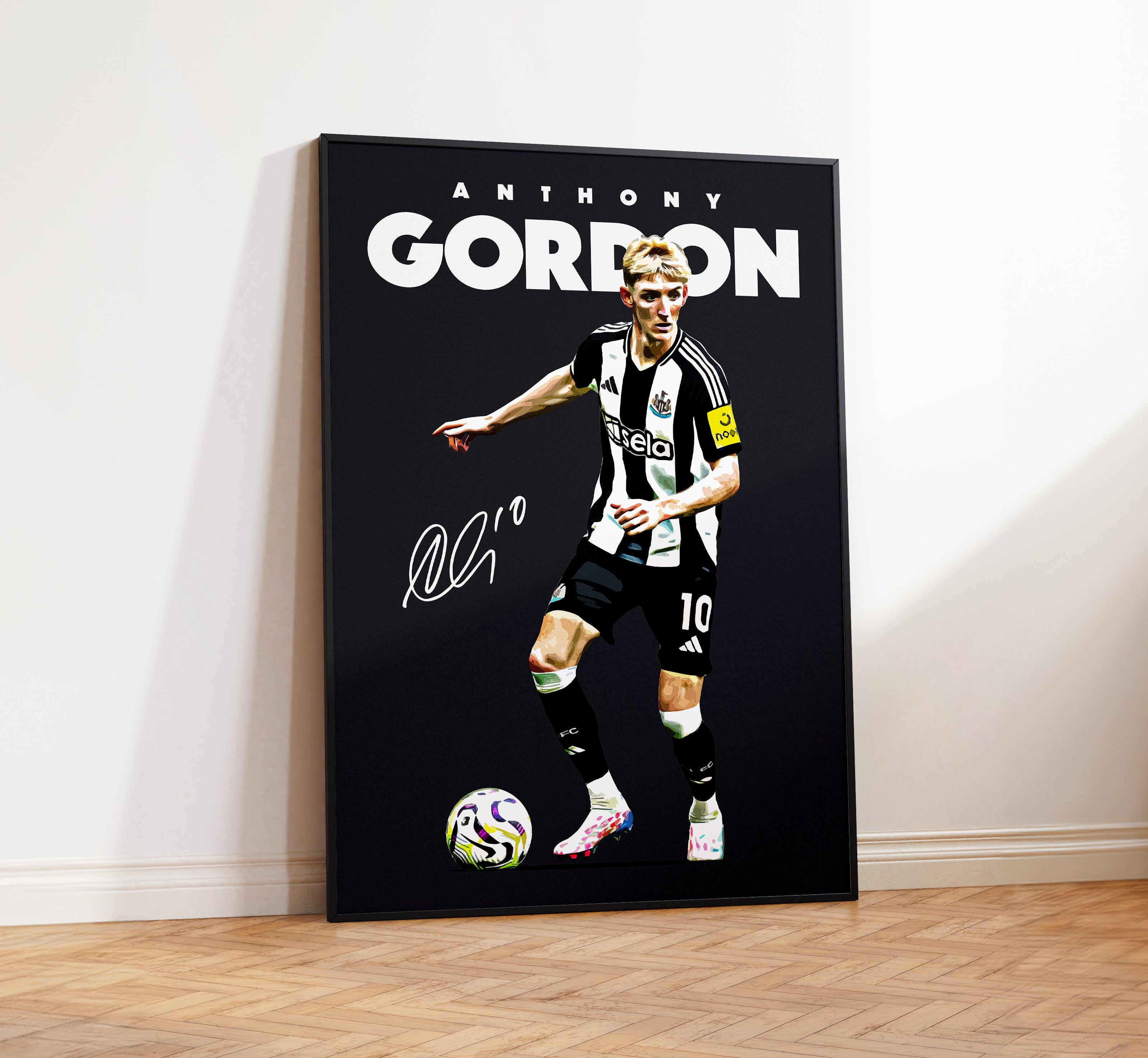 Anthony Gordon 24/25 4K Poster – SoccerPosterCo