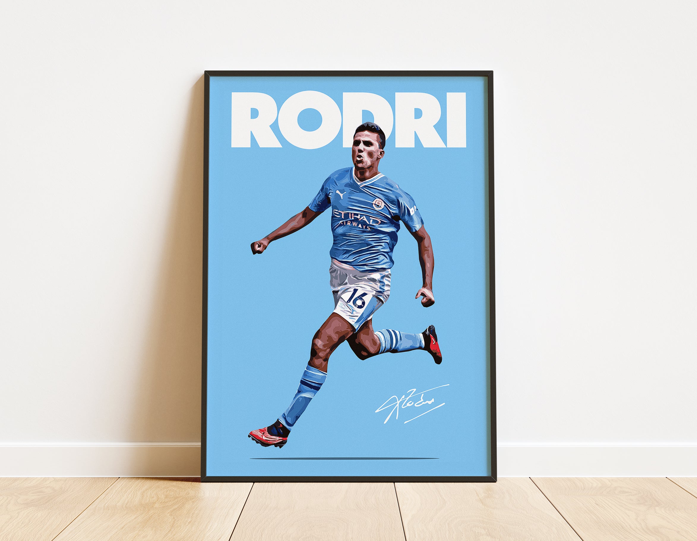Rodri 4K Poster – SoccerPosterCo