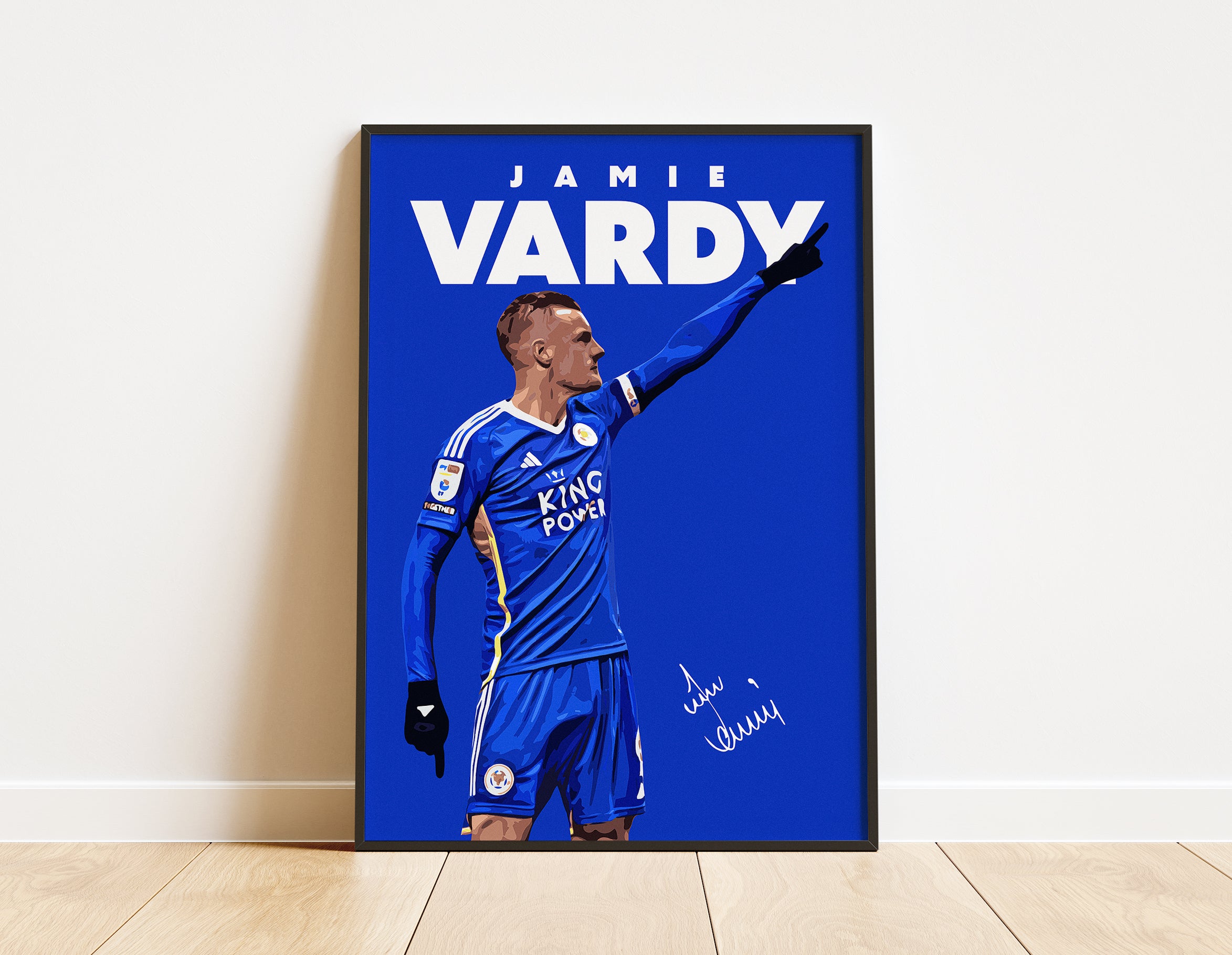 Jamie Vardy 4K Poster – SoccerPosterCo