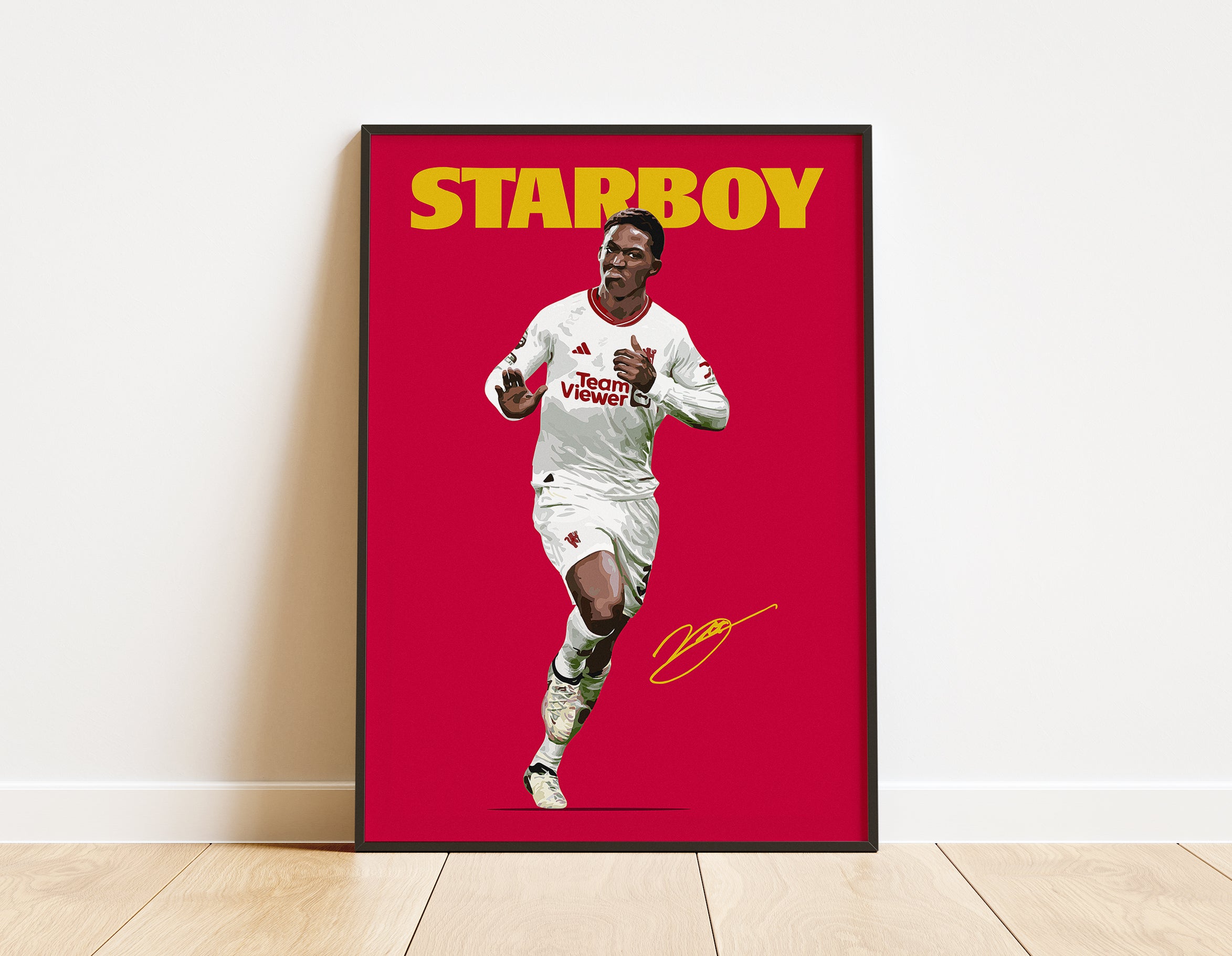 Kobbie Mainoo 'Starboy' 4K Poster – SoccerPosterCo
