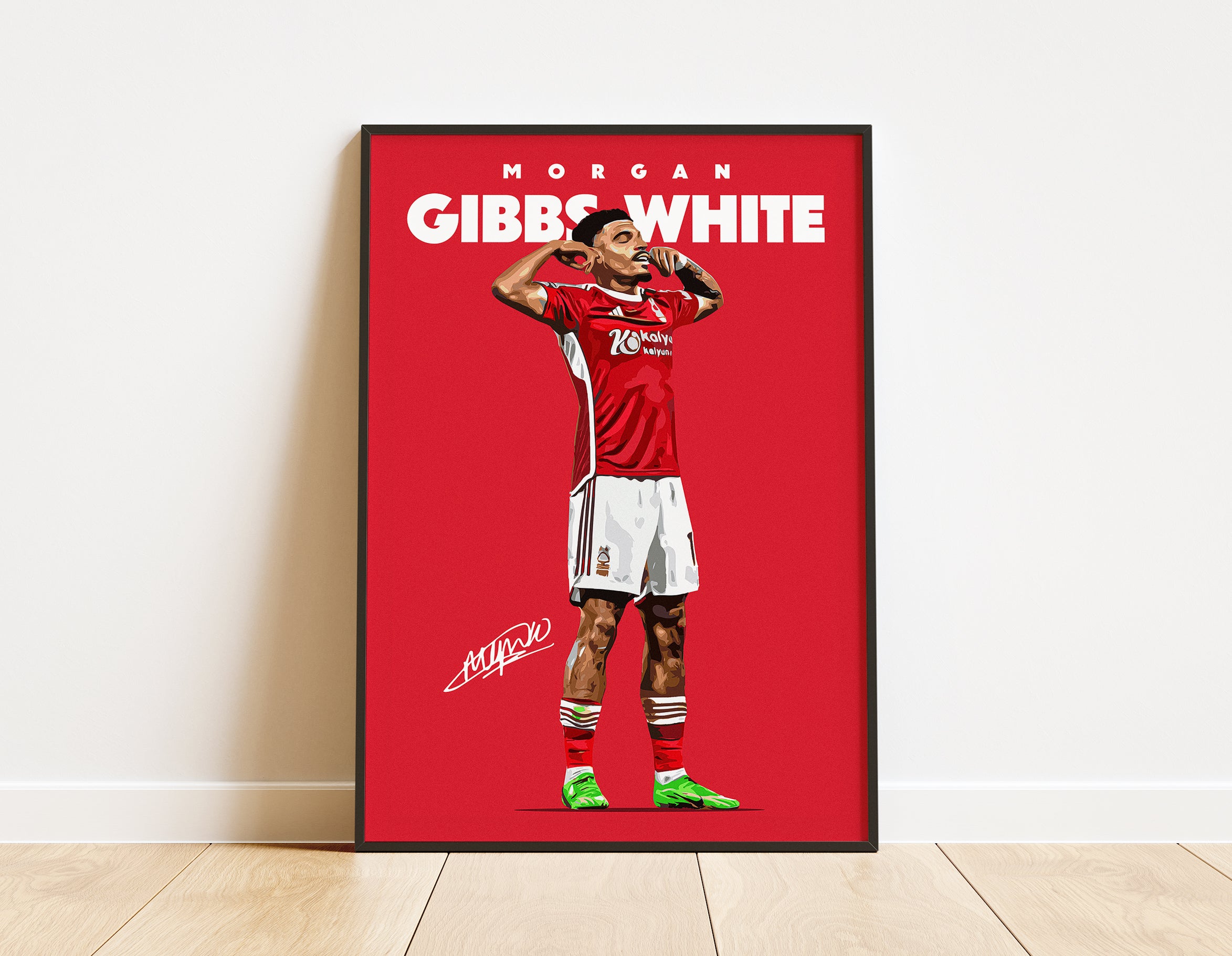 Morgan Gibbs-White 4K Poster – SoccerPosterCo