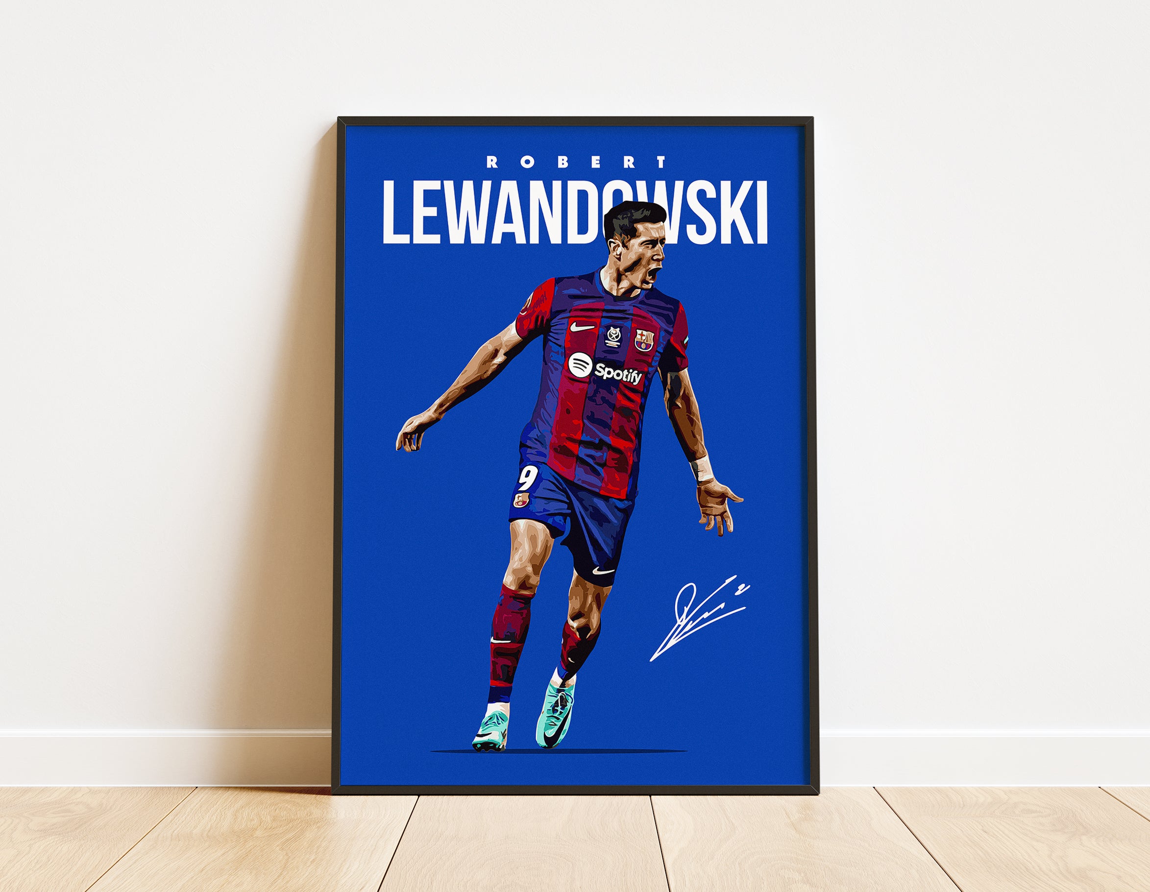 Robert Lewandowski 4K Poster – SoccerPosterCo