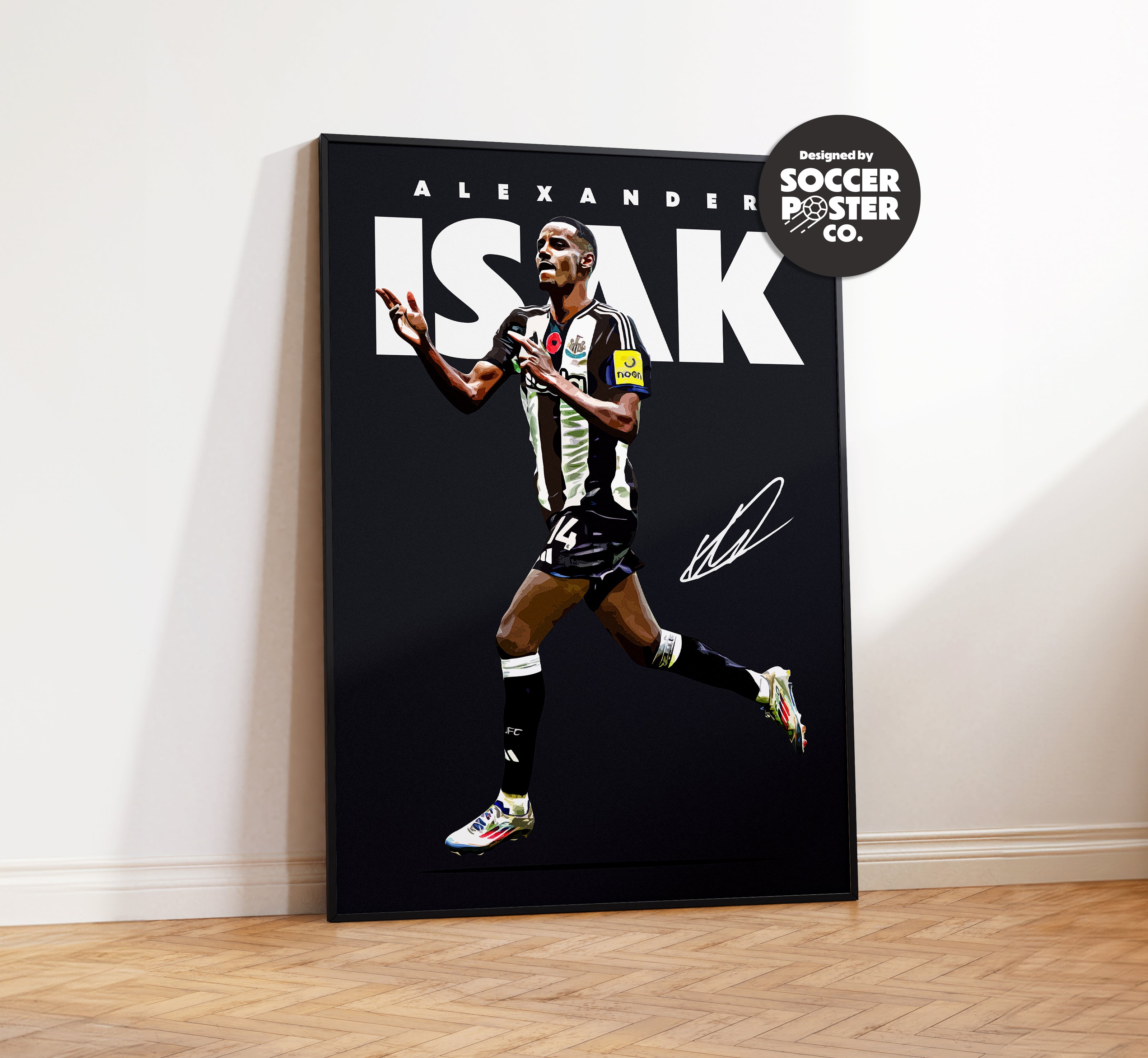 Alexander Isak 24/25 4K Poster – SoccerPosterCo