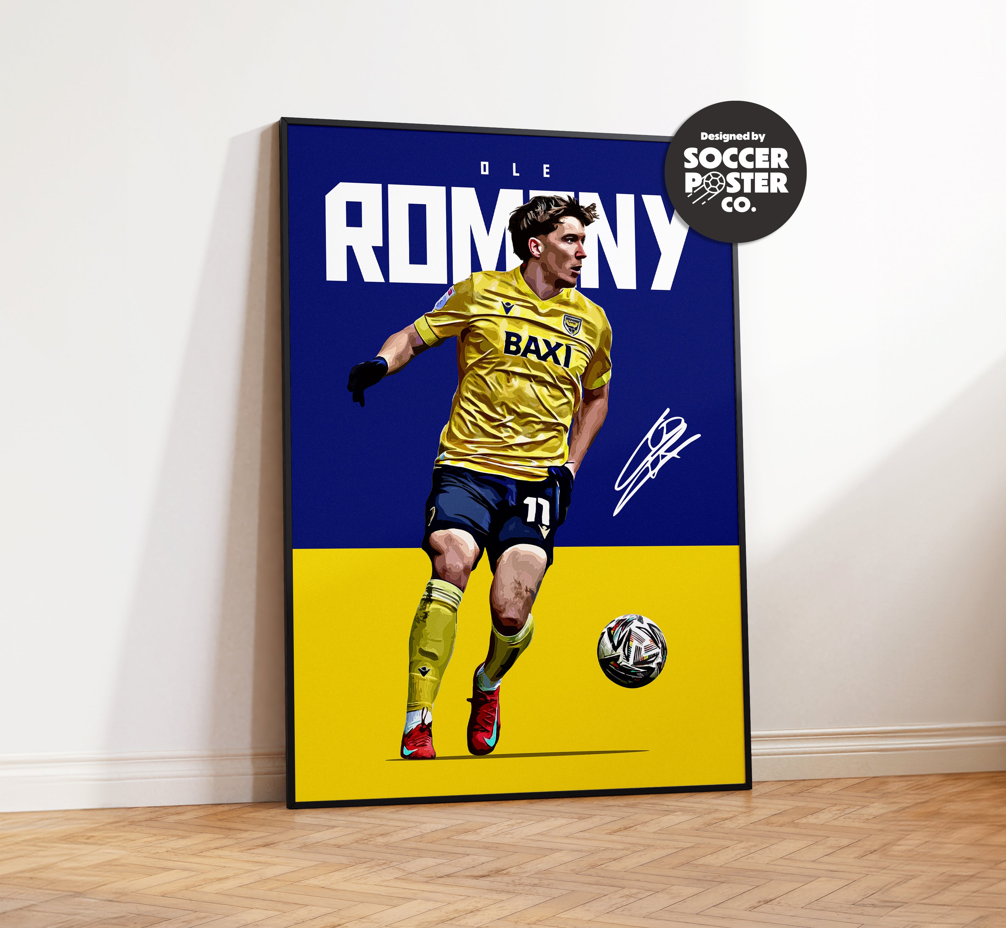 Ole Romeny 24/25 4K Poster – SoccerPosterCo