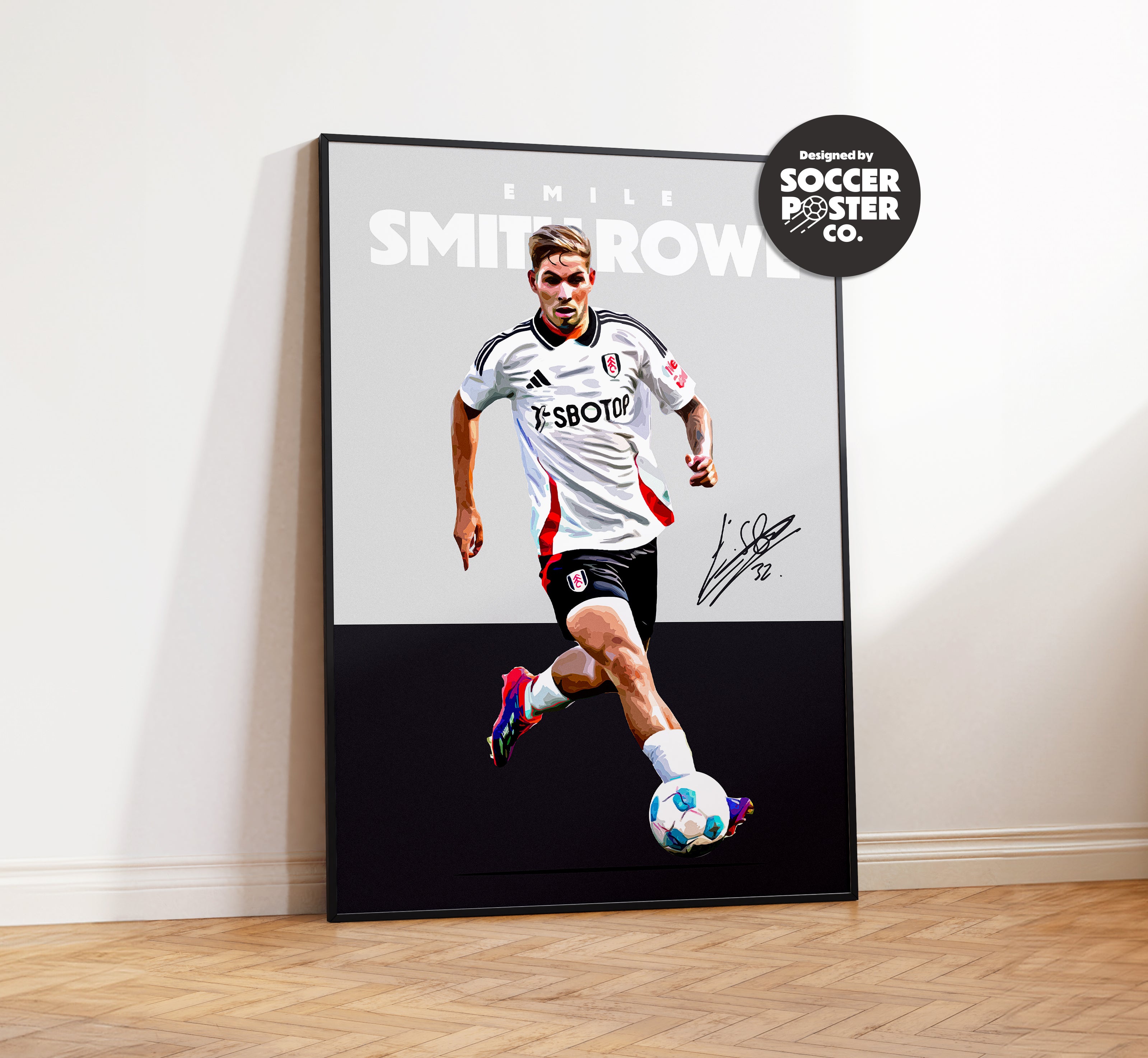 Emile Smith Rowe 24/25 4K Poster – SoccerPosterCo