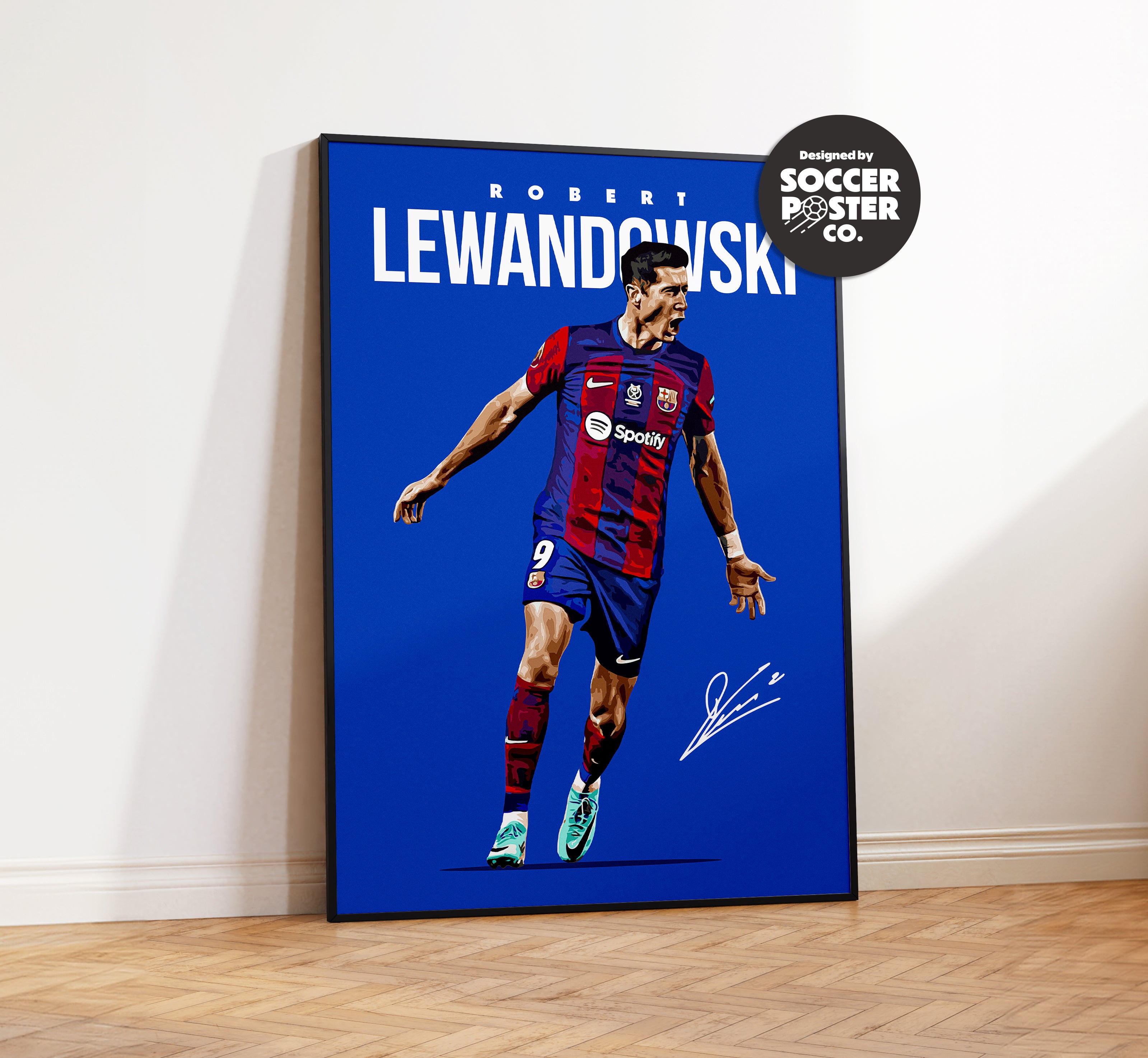 Robert Lewandowski 4K Poster – SoccerPosterCo