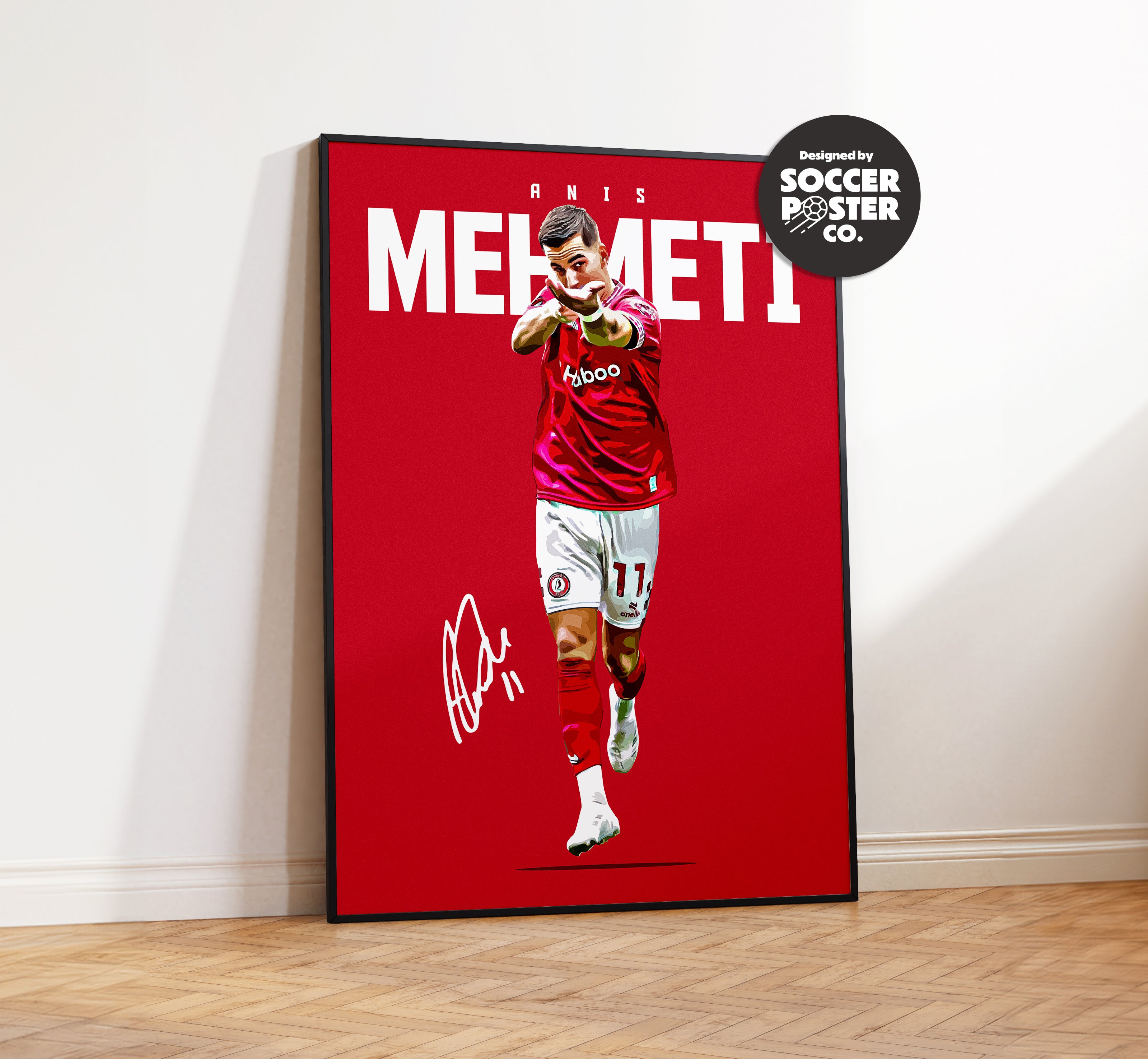 Anis Mehmeti 24/25 4K Poster – SoccerPosterCo