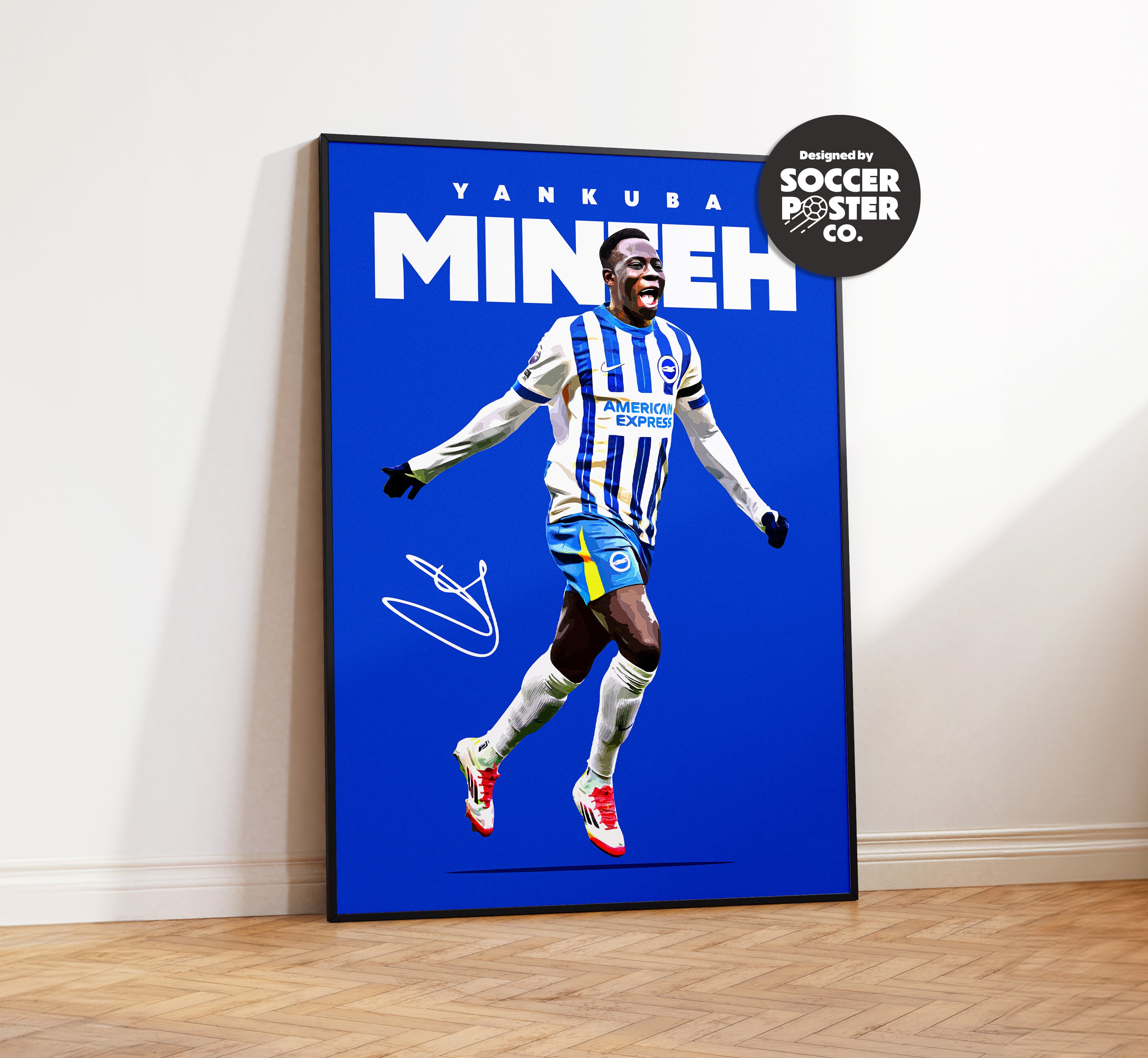 Yankuba Minteh 24/25 4K Poster – SoccerPosterCo