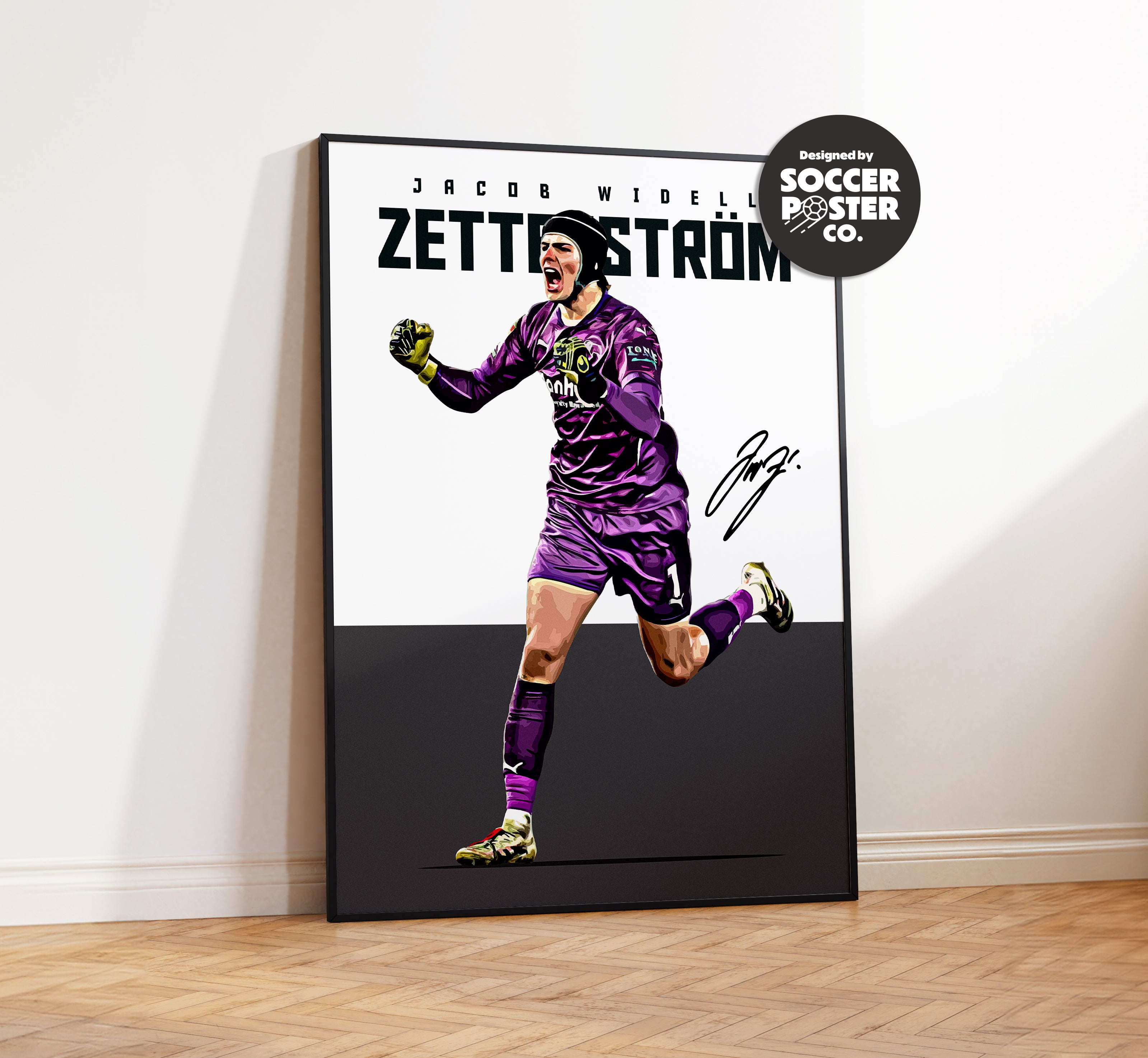 Jacob Widell Zetterstrom 24/25 4K Poster – SoccerPosterCo