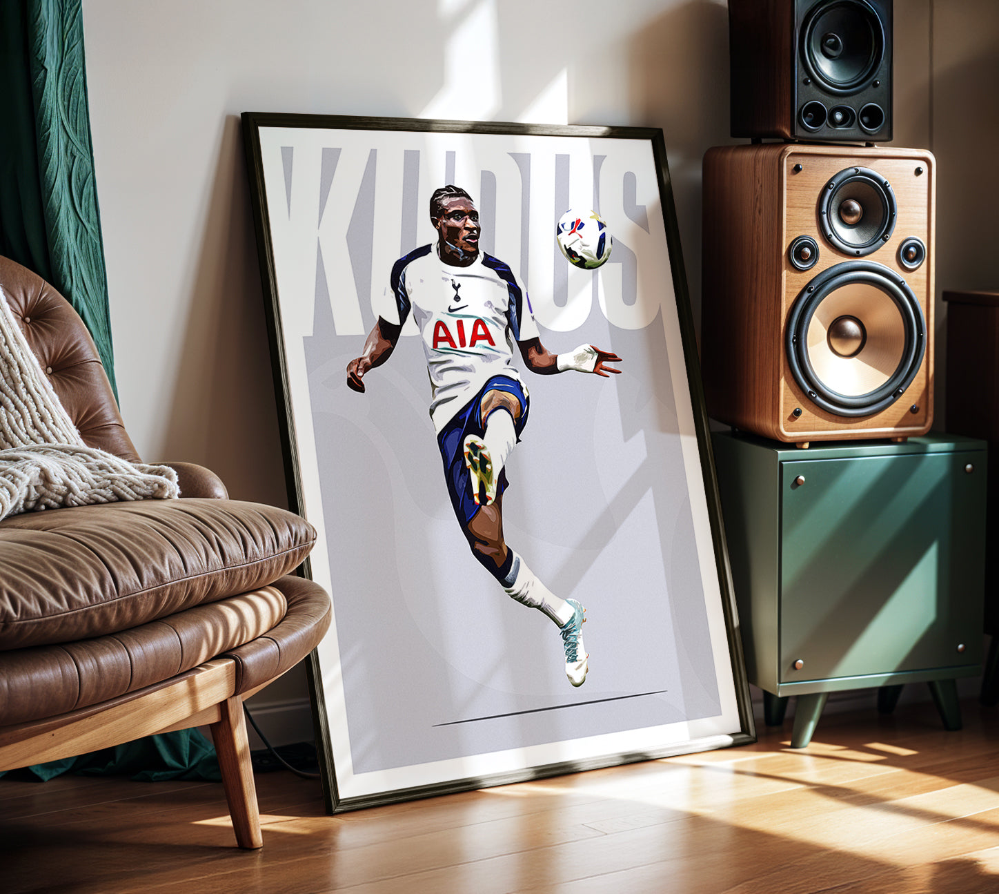 Mohammed Kudus 25/26 4K (Home) Poster – SoccerPosterCo