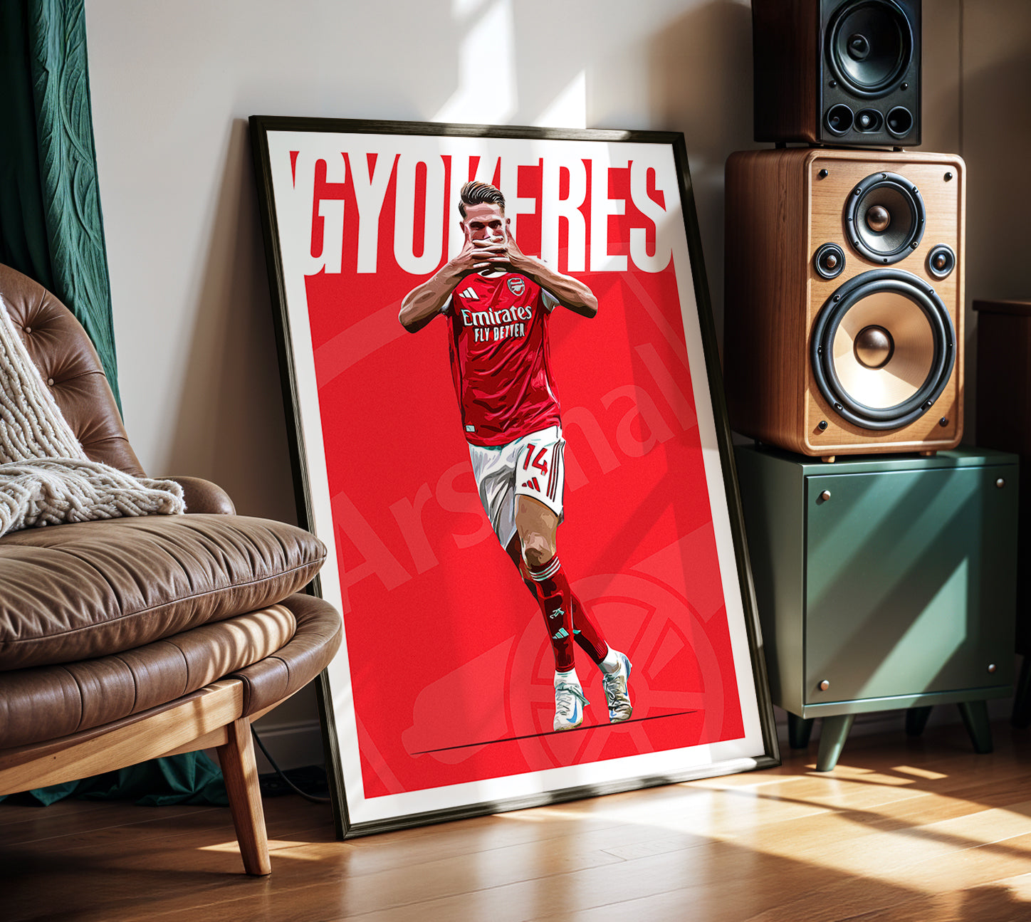 Viktor Gyokeres 25/26 4K (Home) Poster – SoccerPosterCo