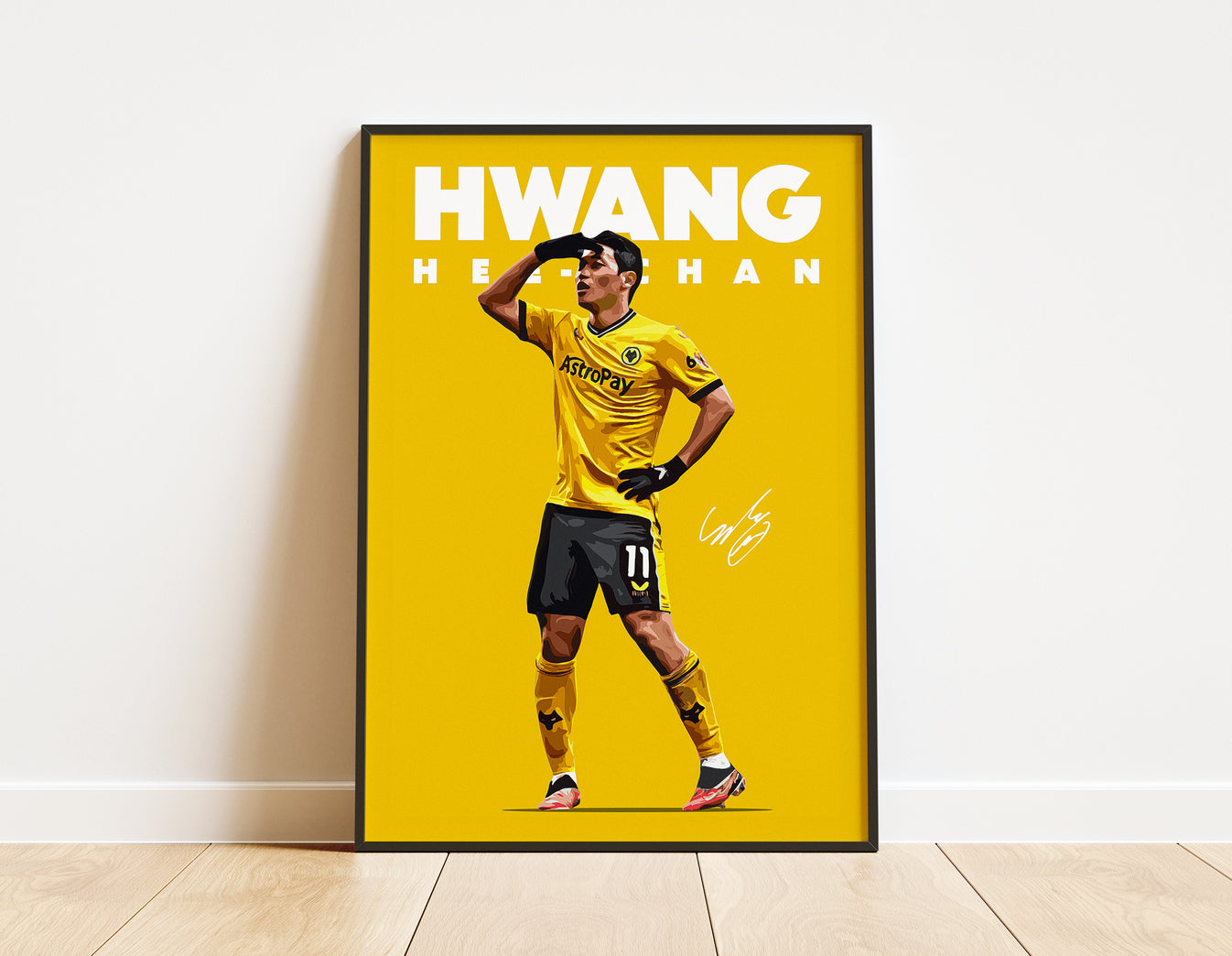 Hwang Hee-chan 4K Poster – SoccerPosterCo