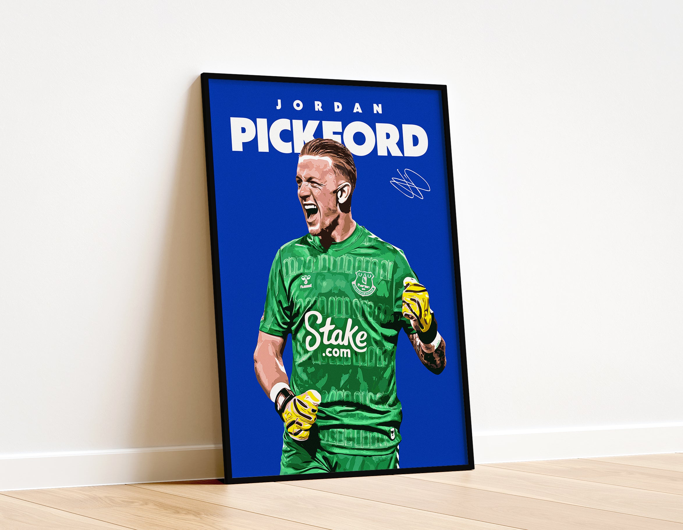 Jordan Pickford 4K Poster – SoccerPosterCo