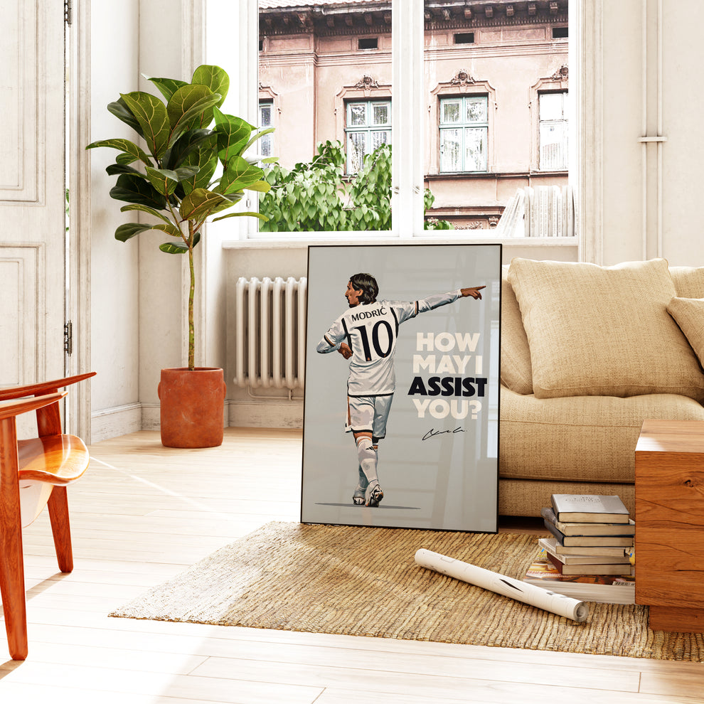 Luka Modric 4K Poster – SoccerPosterCo