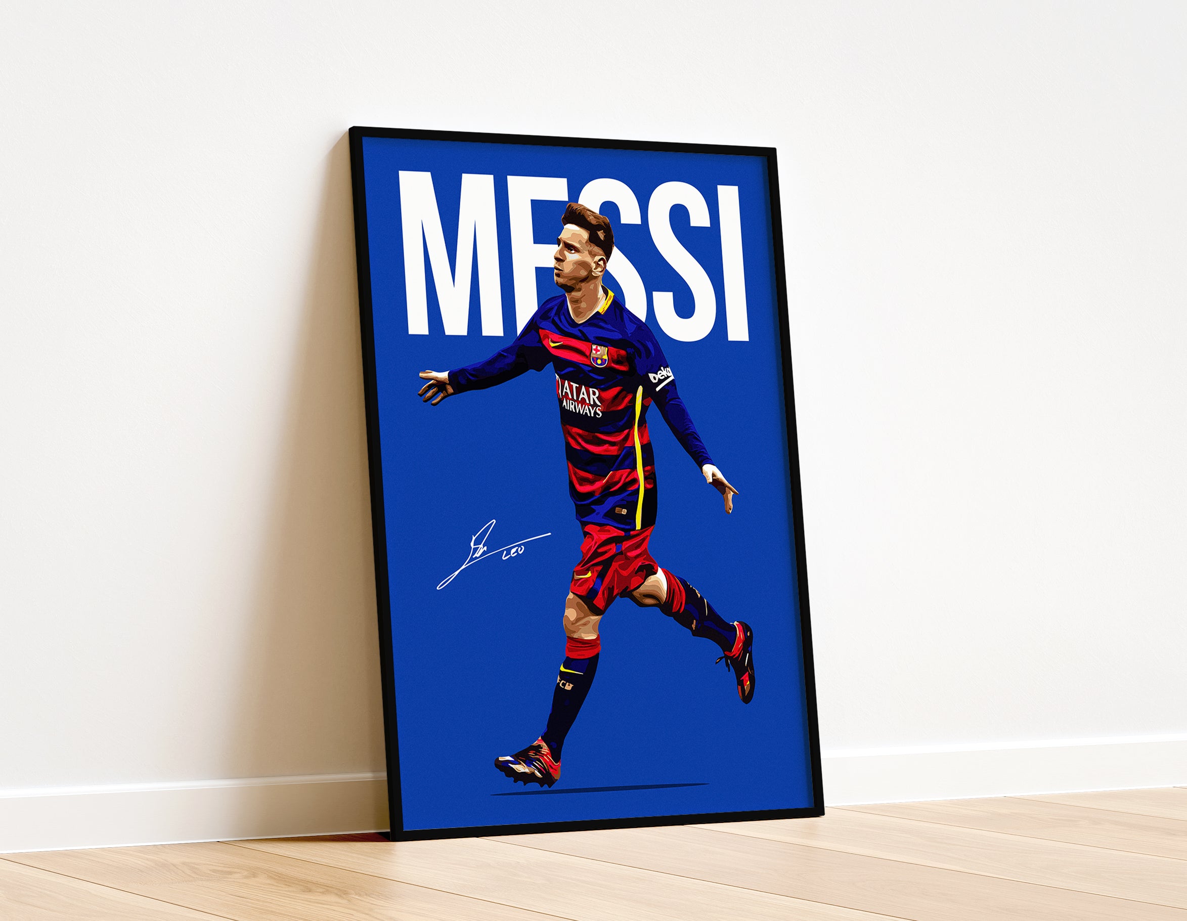 Lionel Messi 4K Poster – SoccerPosterCo