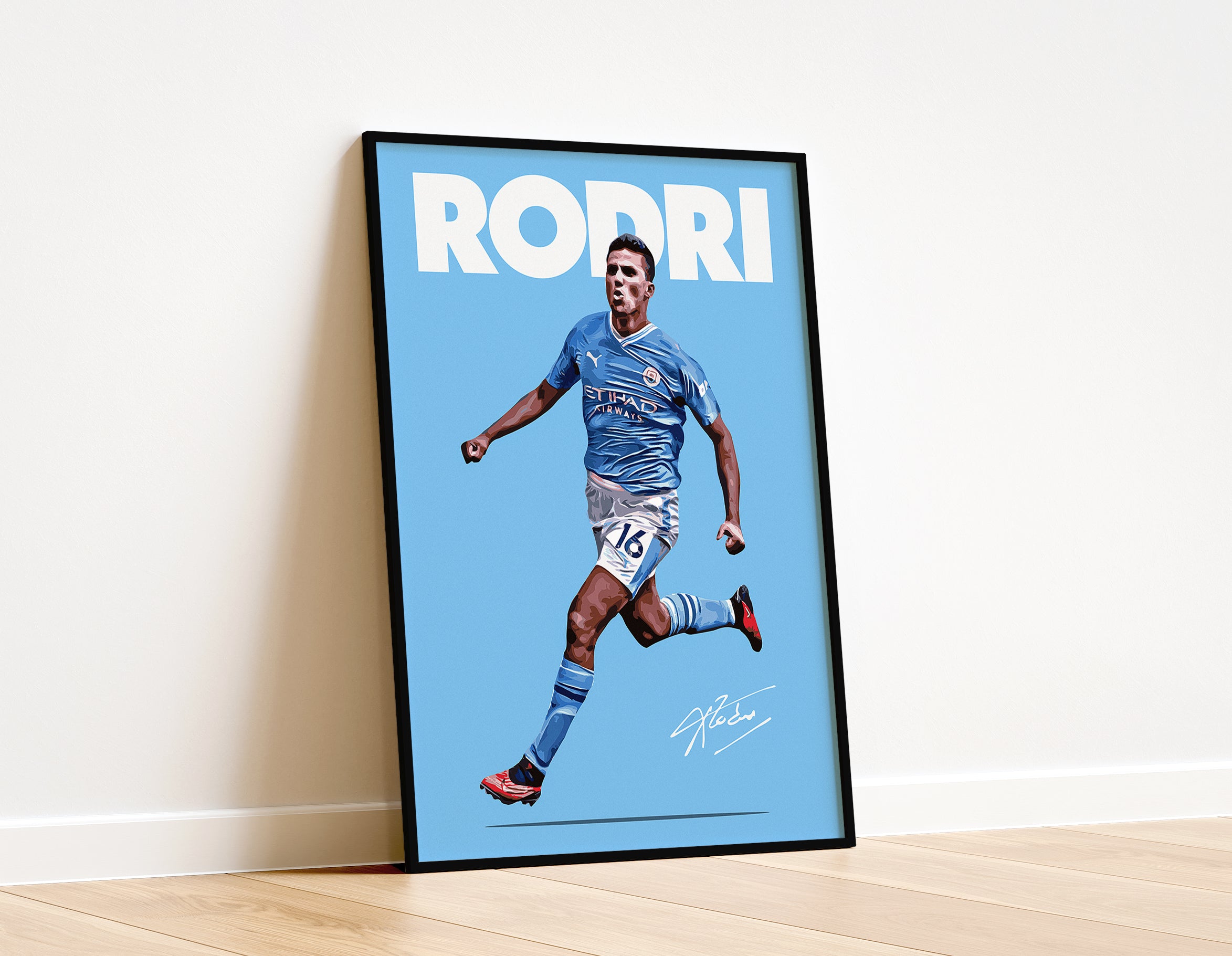 Rodri 4K Poster – SoccerPosterCo