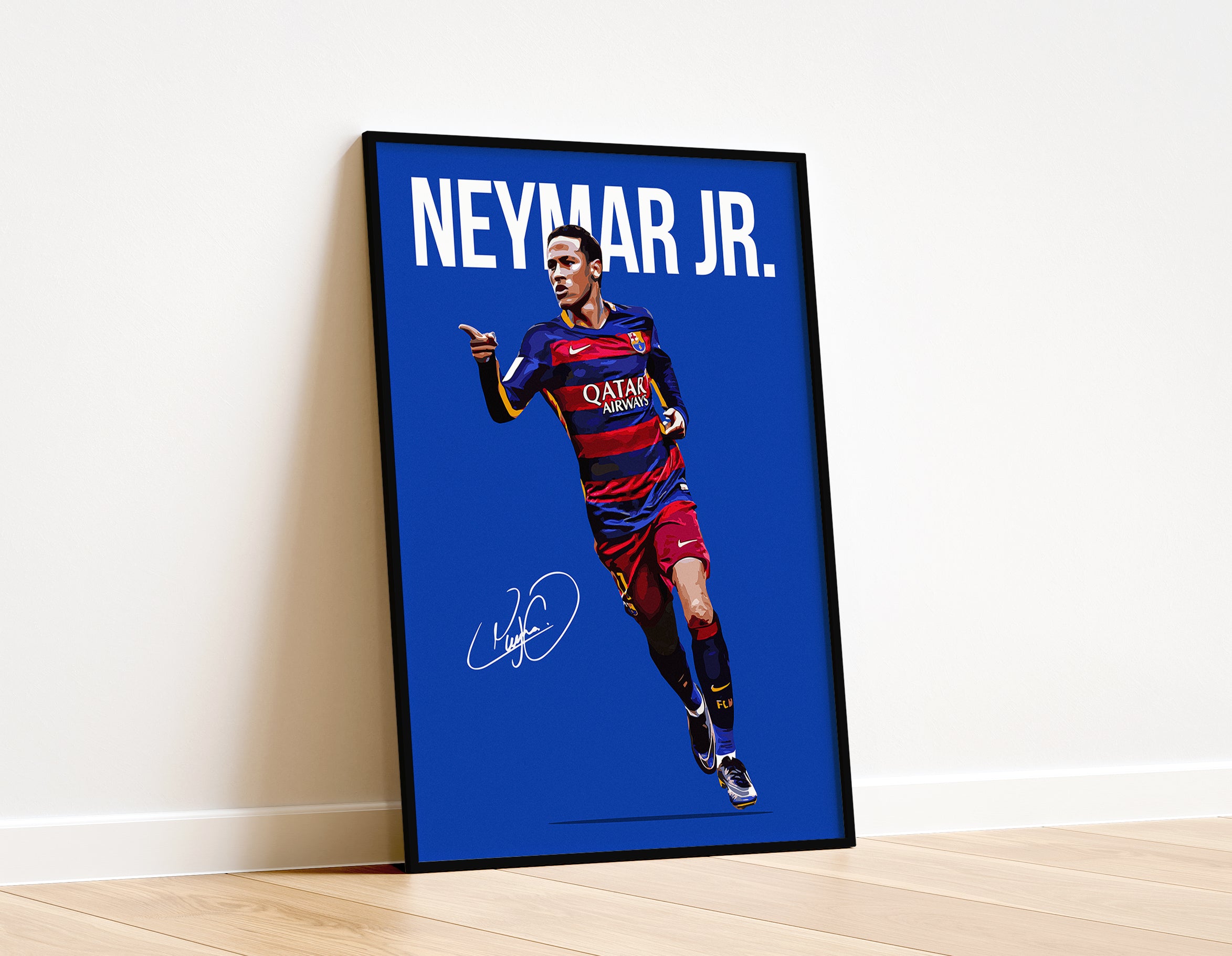 Neymar Jr. 4K Poster – SoccerPosterCo