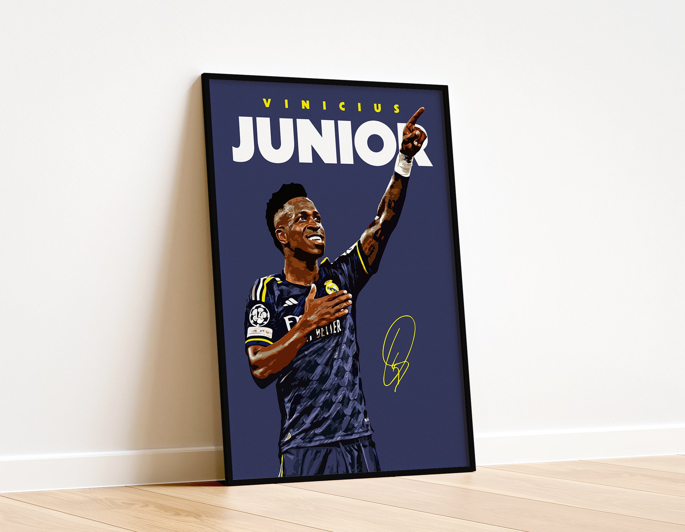 Vinicius Junior 4K Poster – SoccerPosterCo