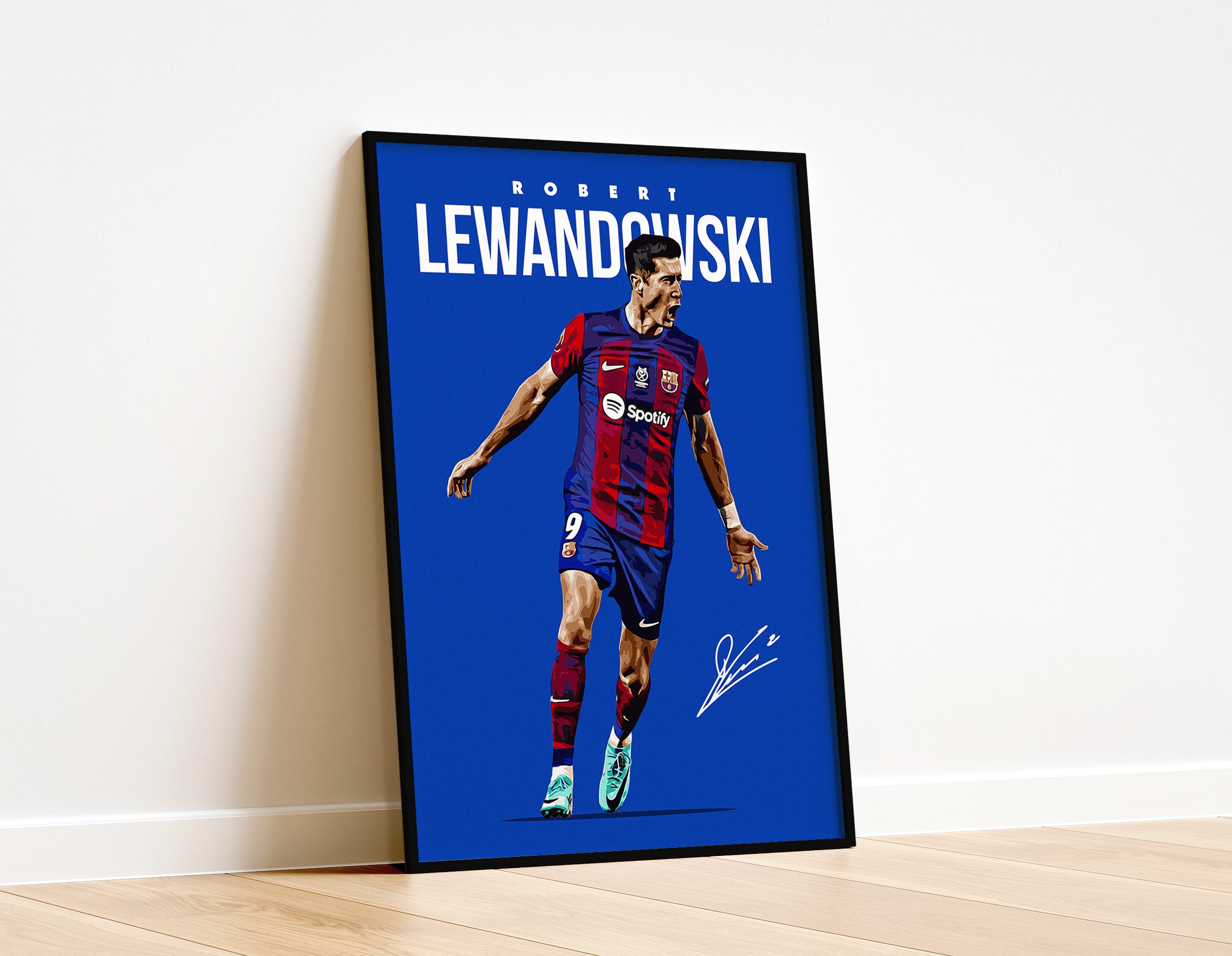 Robert Lewandowski 4K Poster – SoccerPosterCo
