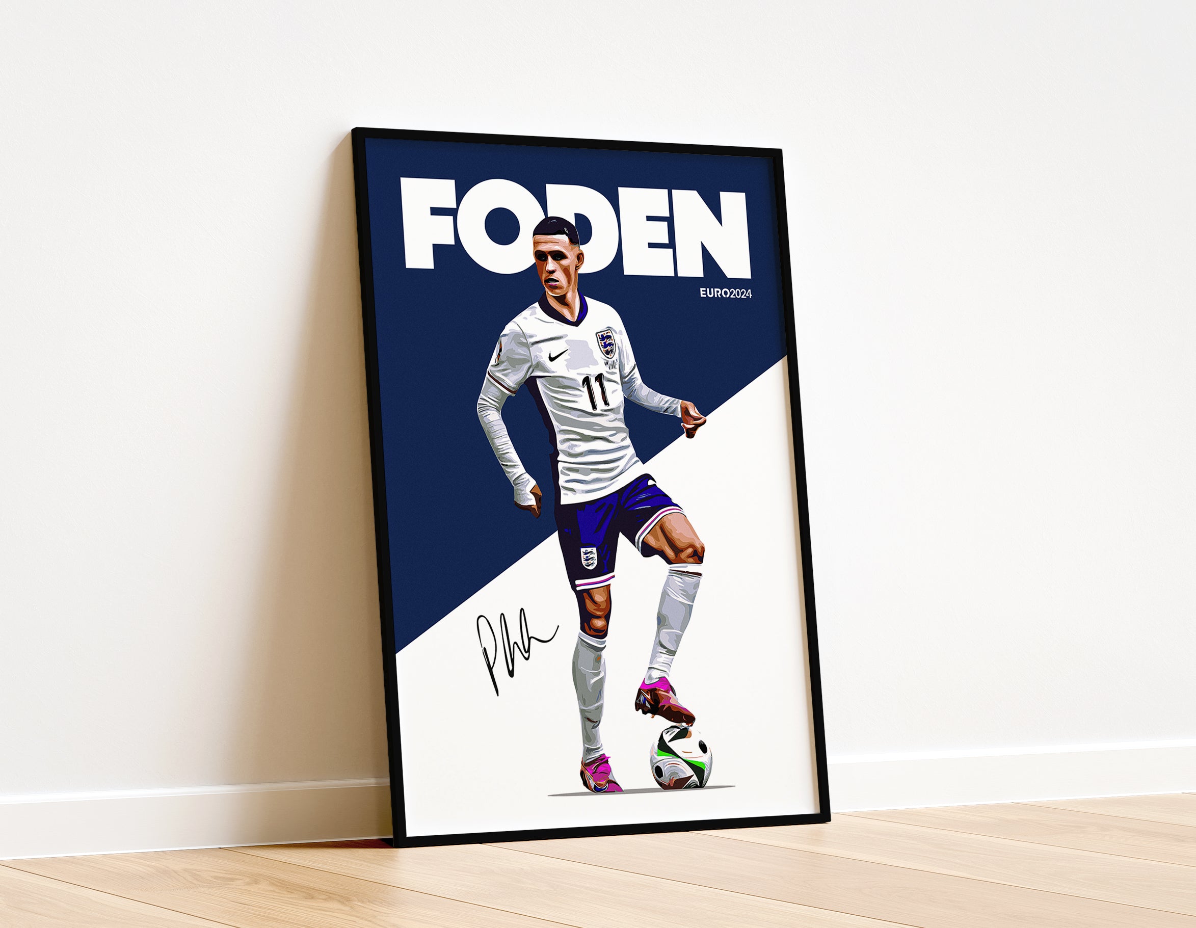 Euro 2024 - Phil Foden 4K Poster – SoccerPosterCo