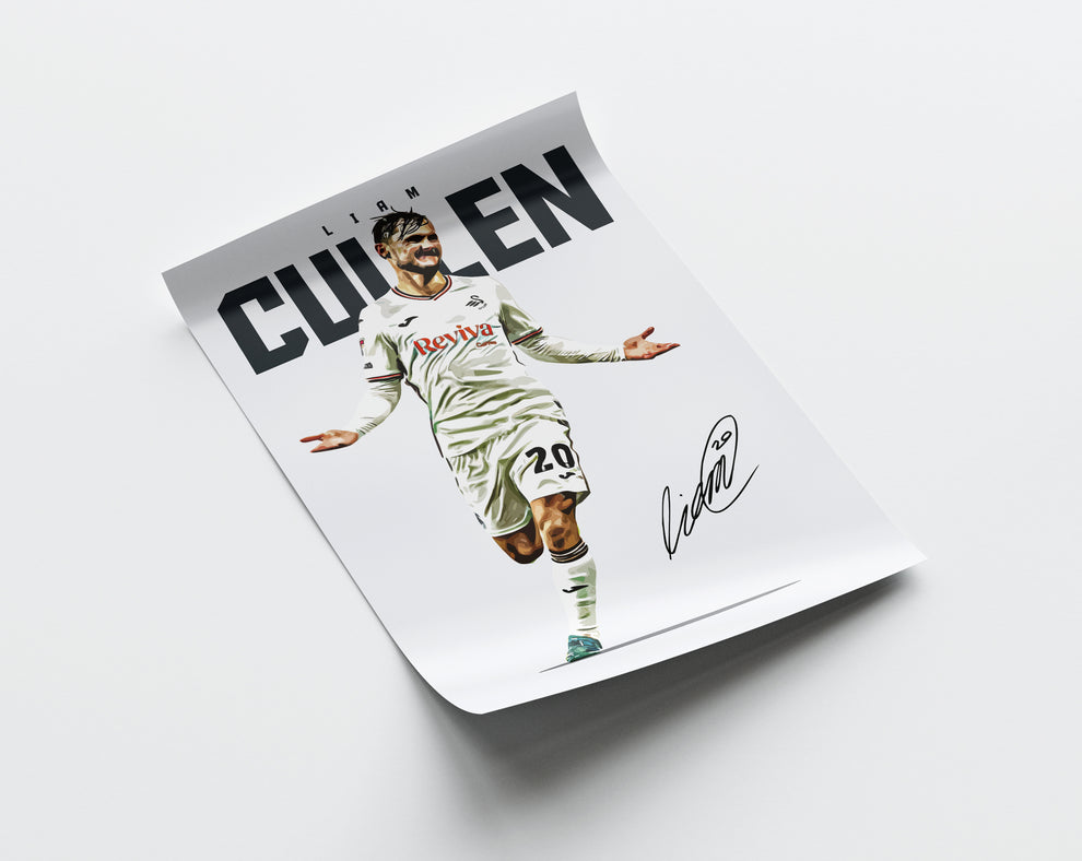 Liam Cullen 24/25 4K Poster – SoccerPosterCo