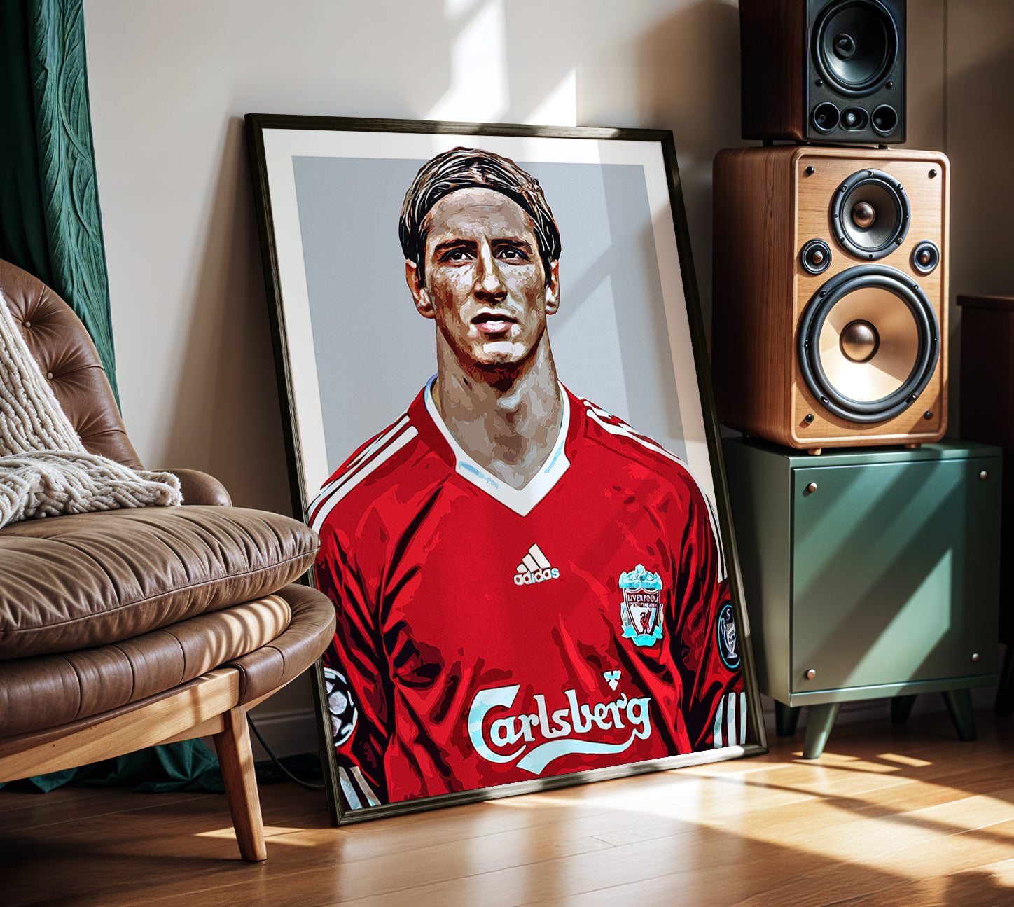 Fernando Torres Icon Poster – SoccerPosterCo