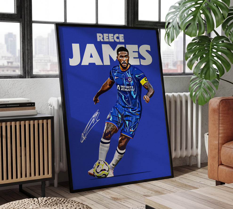 Reece James 24/25 4K Poster – SoccerPosterCo