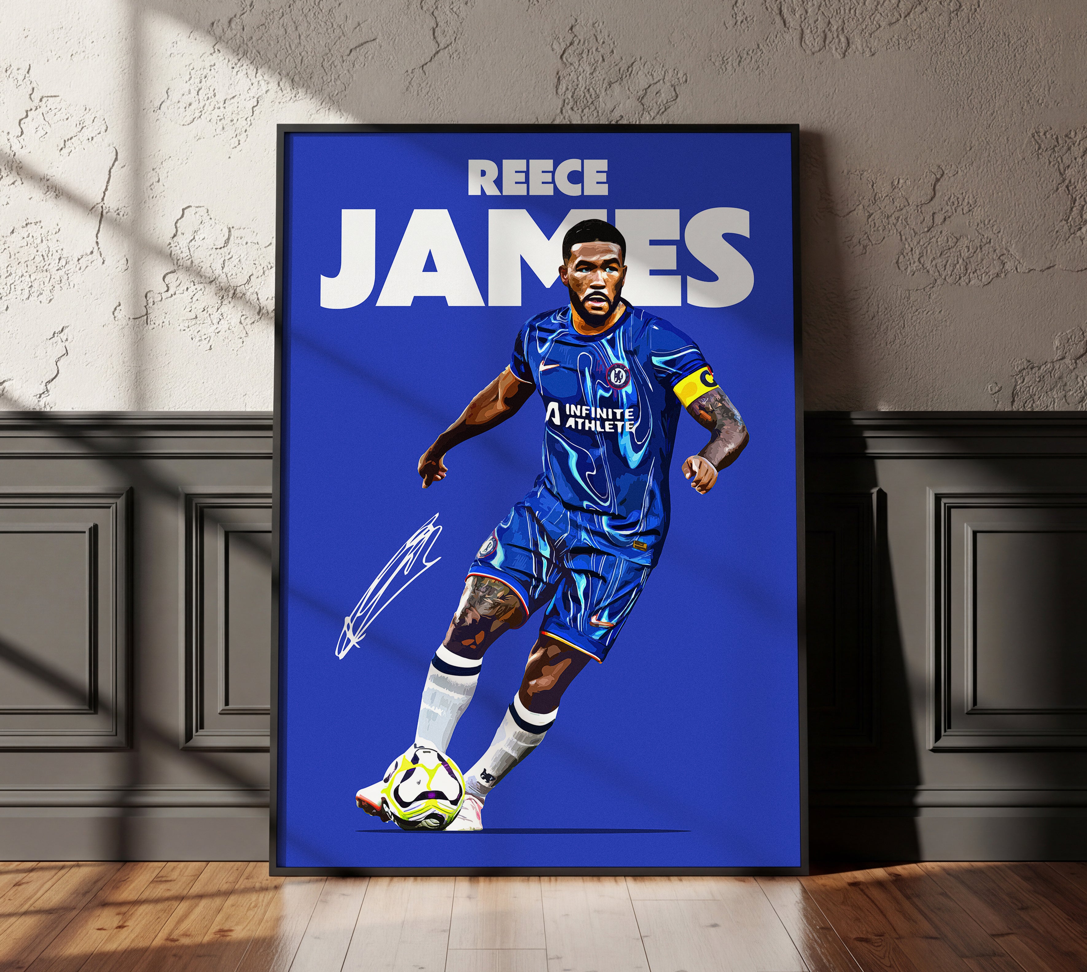 Reece James 24/25 4K Poster – SoccerPosterCo
