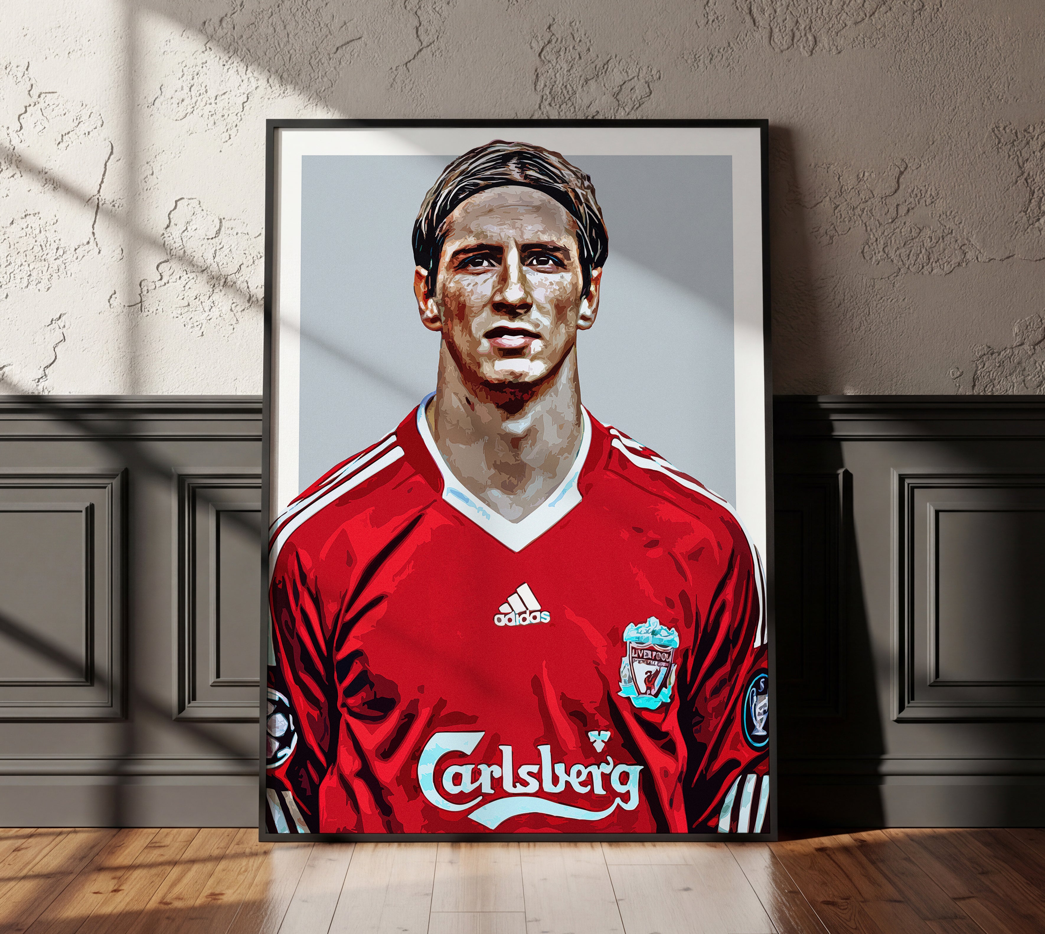 Fernando Torres Icon Poster – SoccerPosterCo