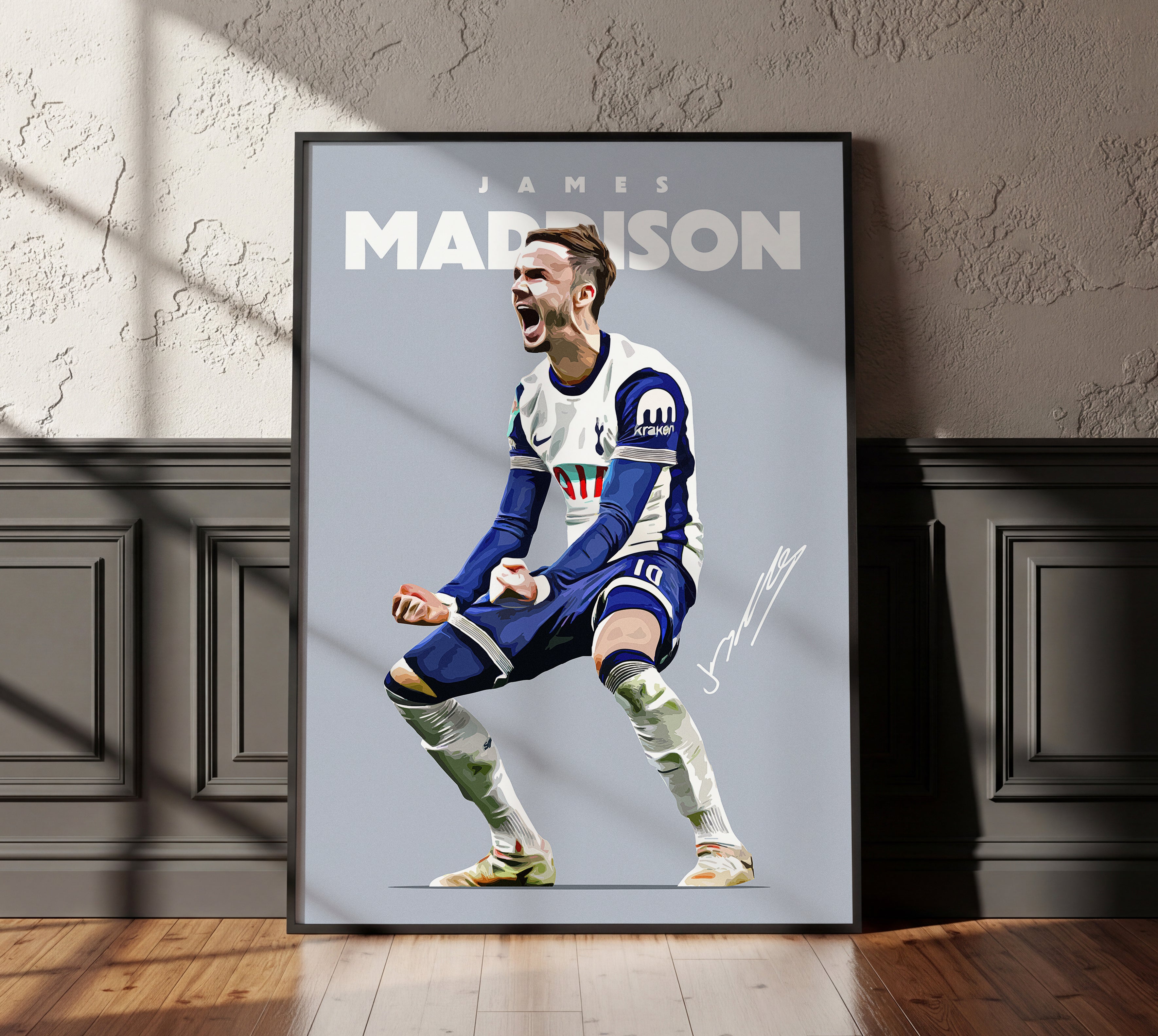 James Maddison 24/25 4K Poster – SoccerPosterCo