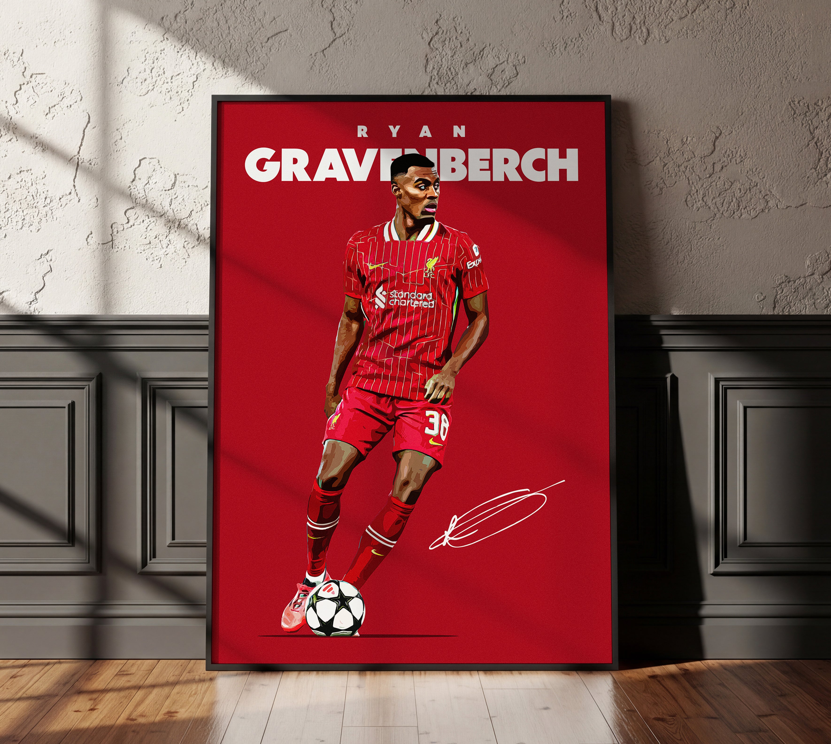 Ryan Gravenberch 24/25 4K Poster – SoccerPosterCo