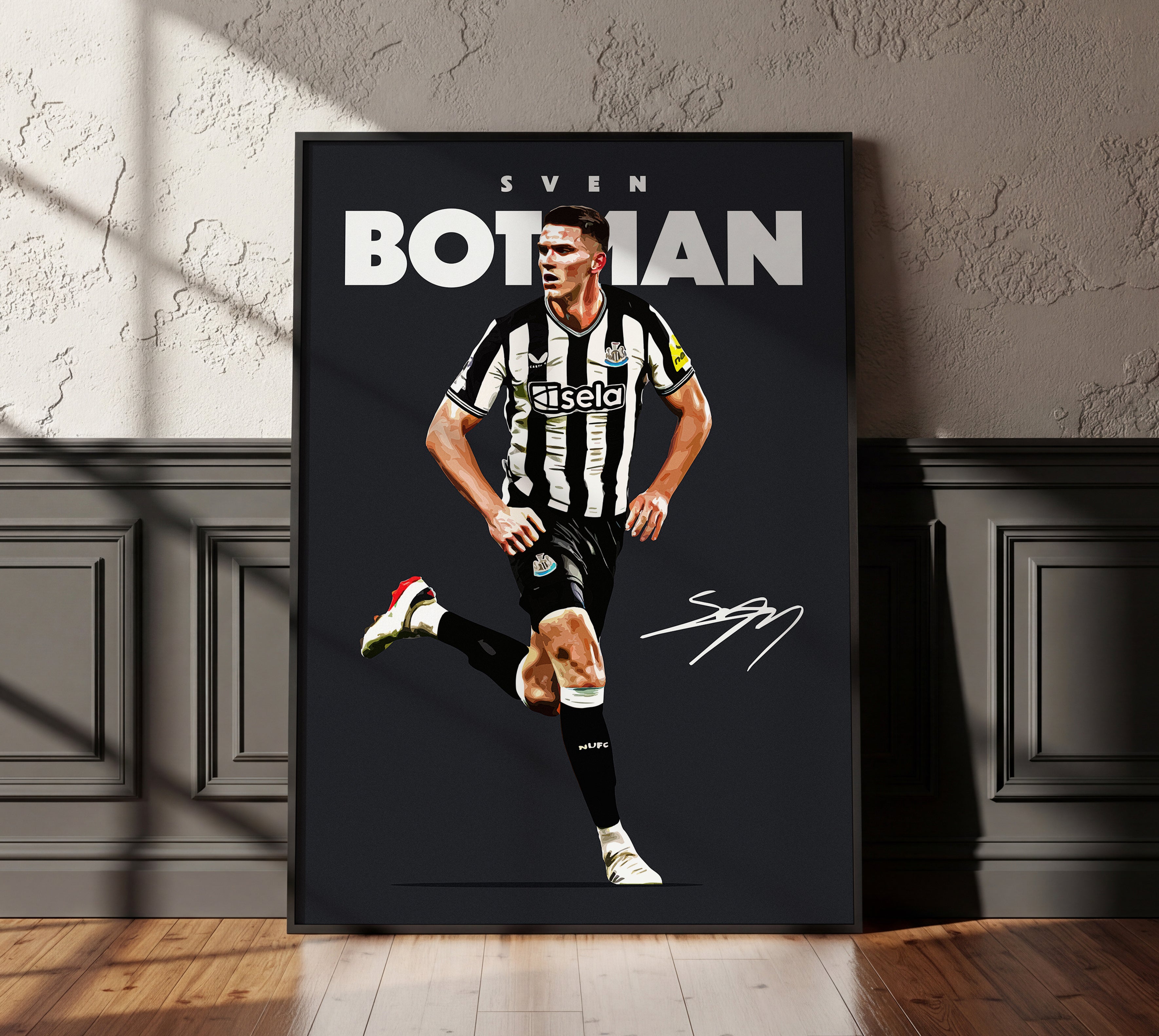 Sven Botman 24/25 4K Poster – SoccerPosterCo