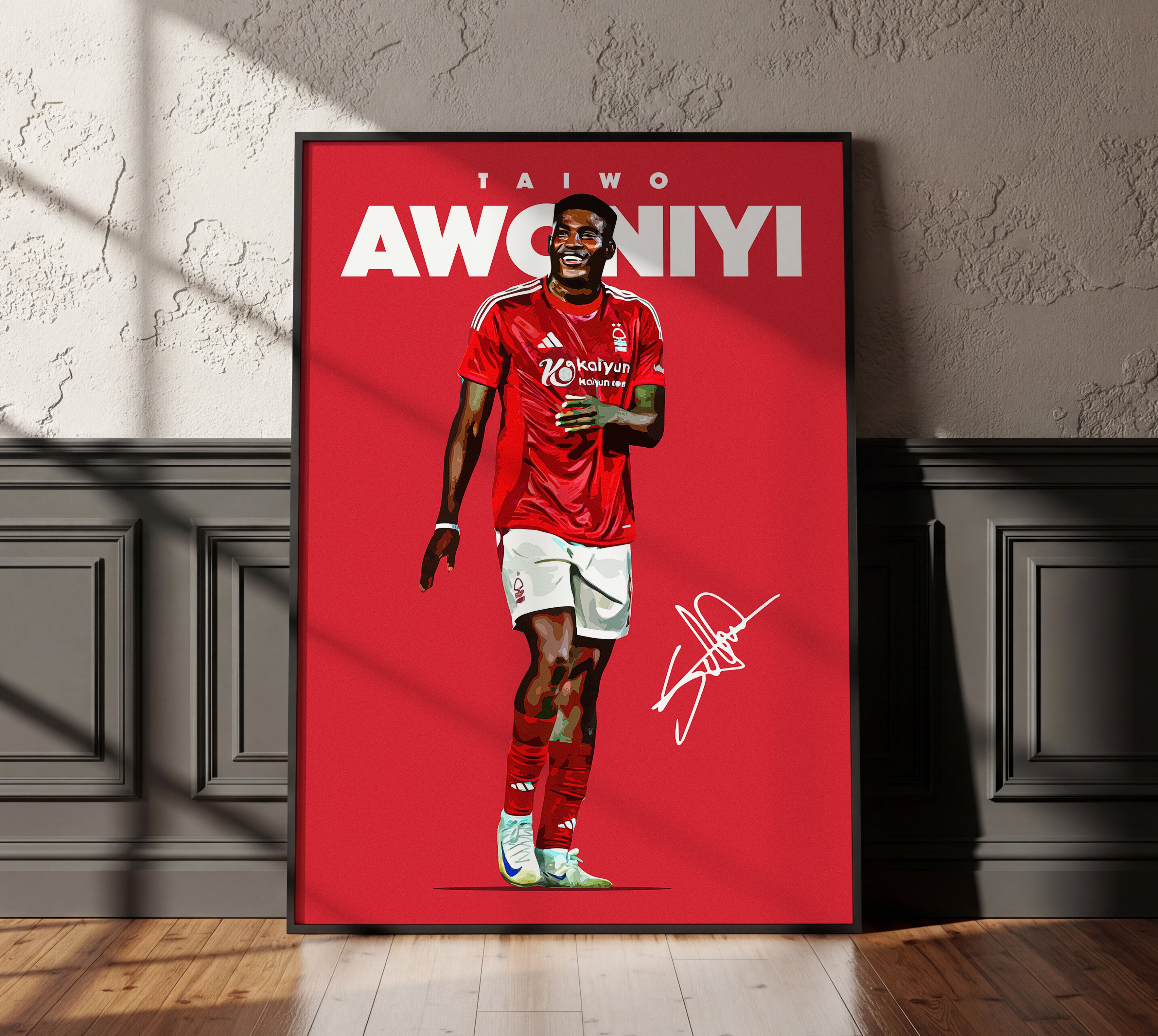 Taiwo Awoniyi 24/25 4K Poster – SoccerPosterCo