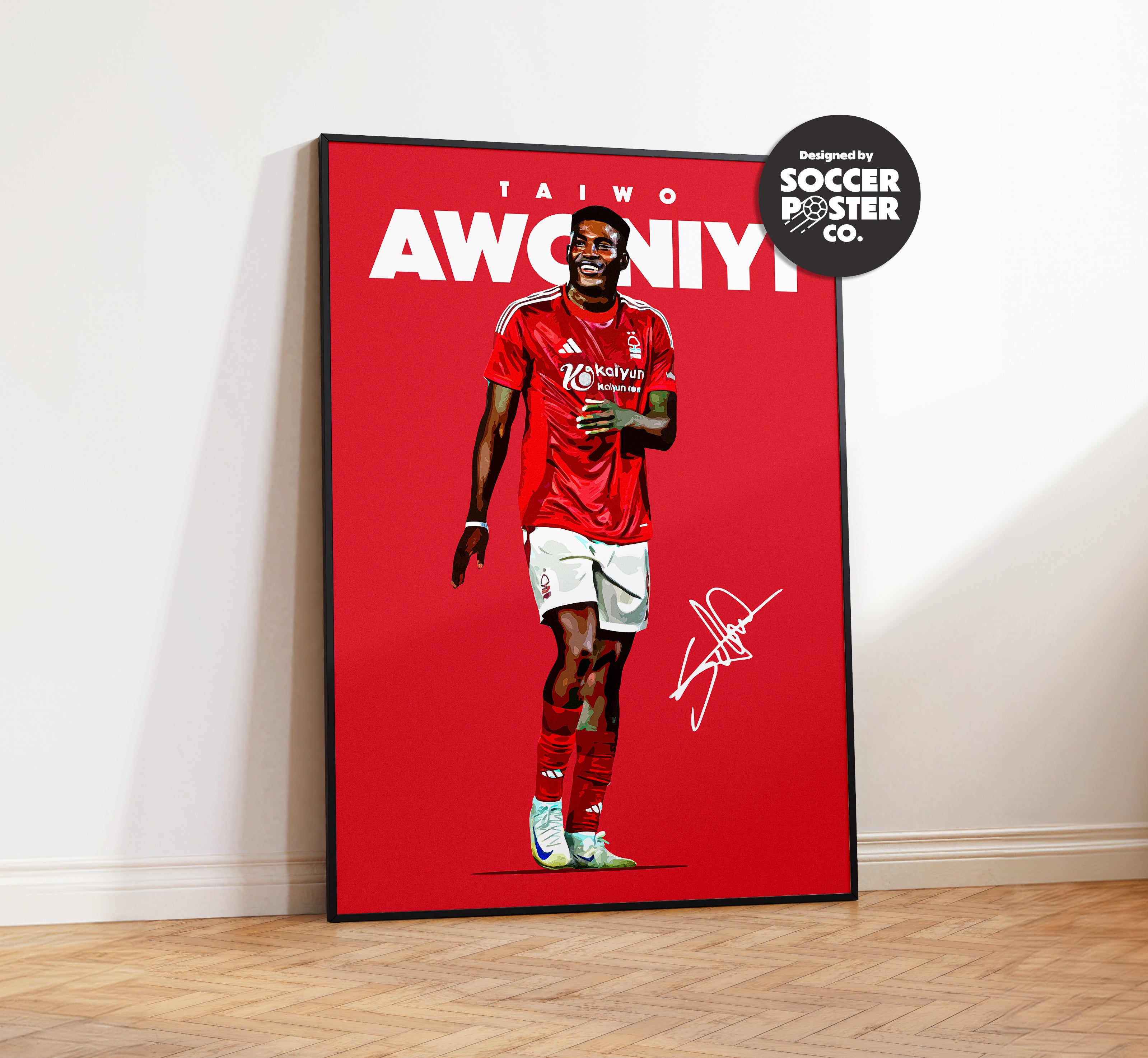 Taiwo Awoniyi 24/25 4K Poster – SoccerPosterCo