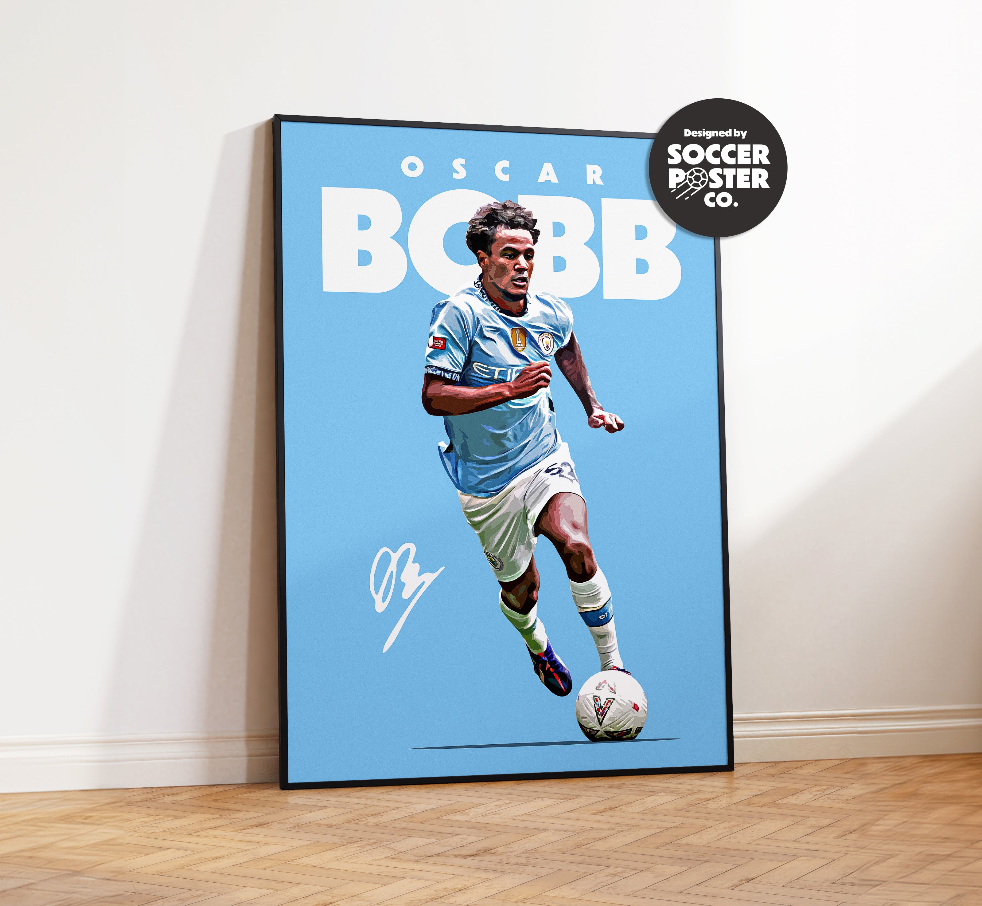 Oscar Bobb 24/25 4K Poster – SoccerPosterCo