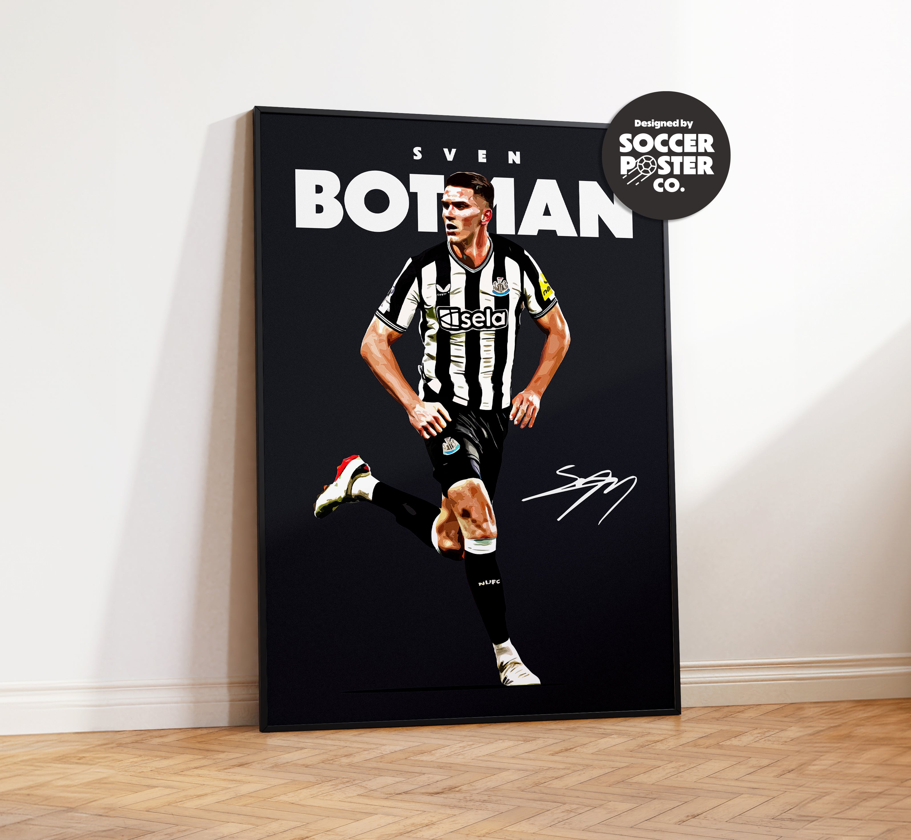Sven Botman 24/25 4K Poster – SoccerPosterCo