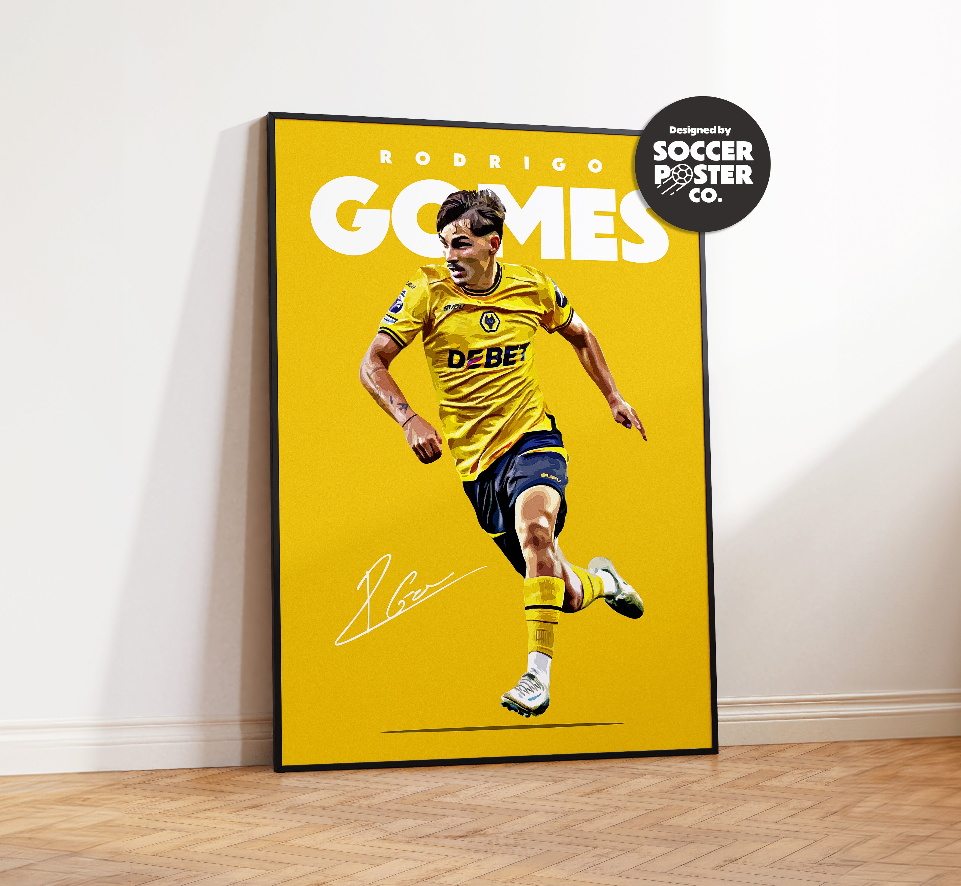 Rodrigo Gomes 24/25 4K Poster – SoccerPosterCo