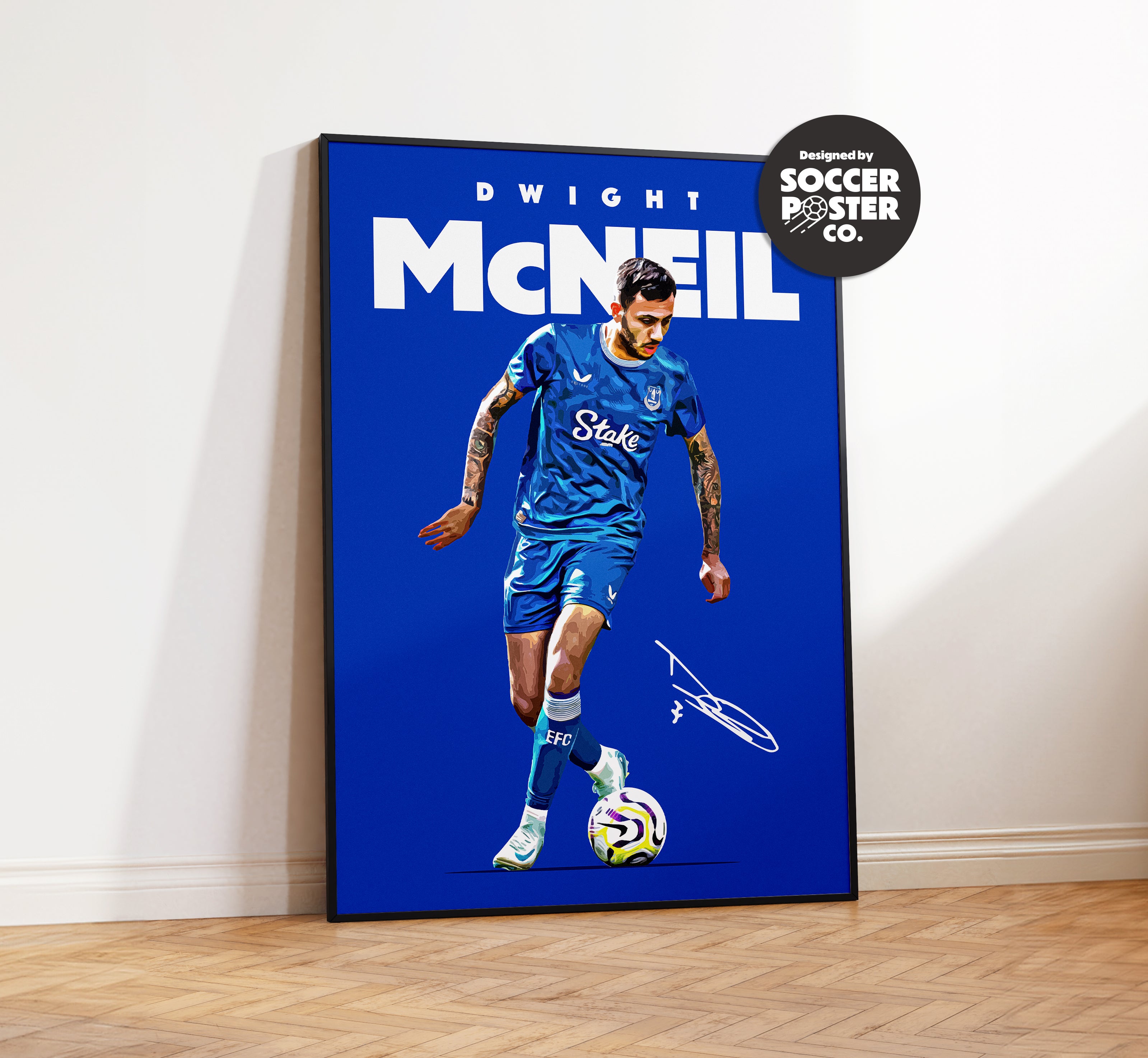 Dwight McNeil 24/25 4K Poster – SoccerPosterCo