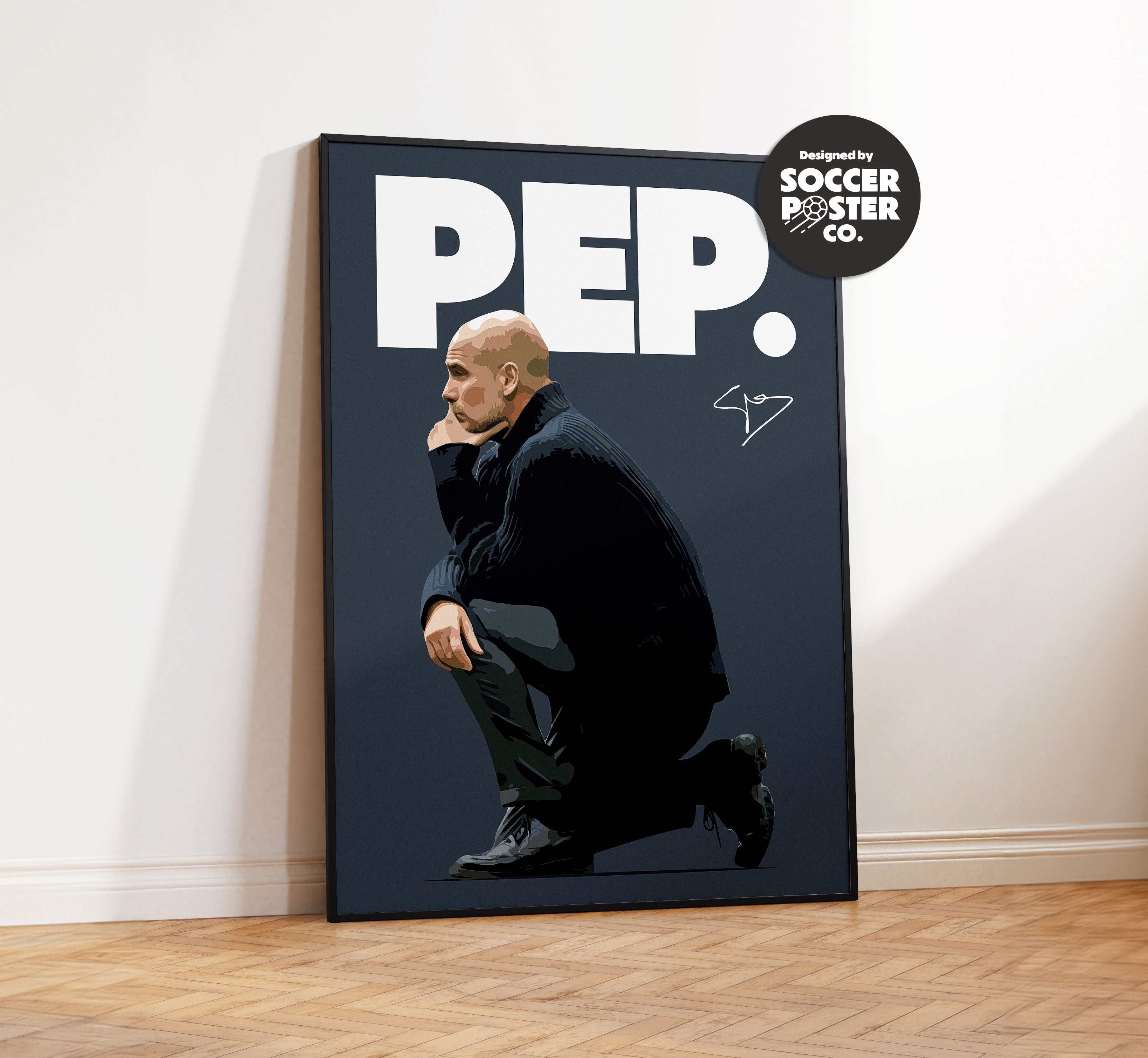Pep Guardiola 4K Poster – SoccerPosterCo