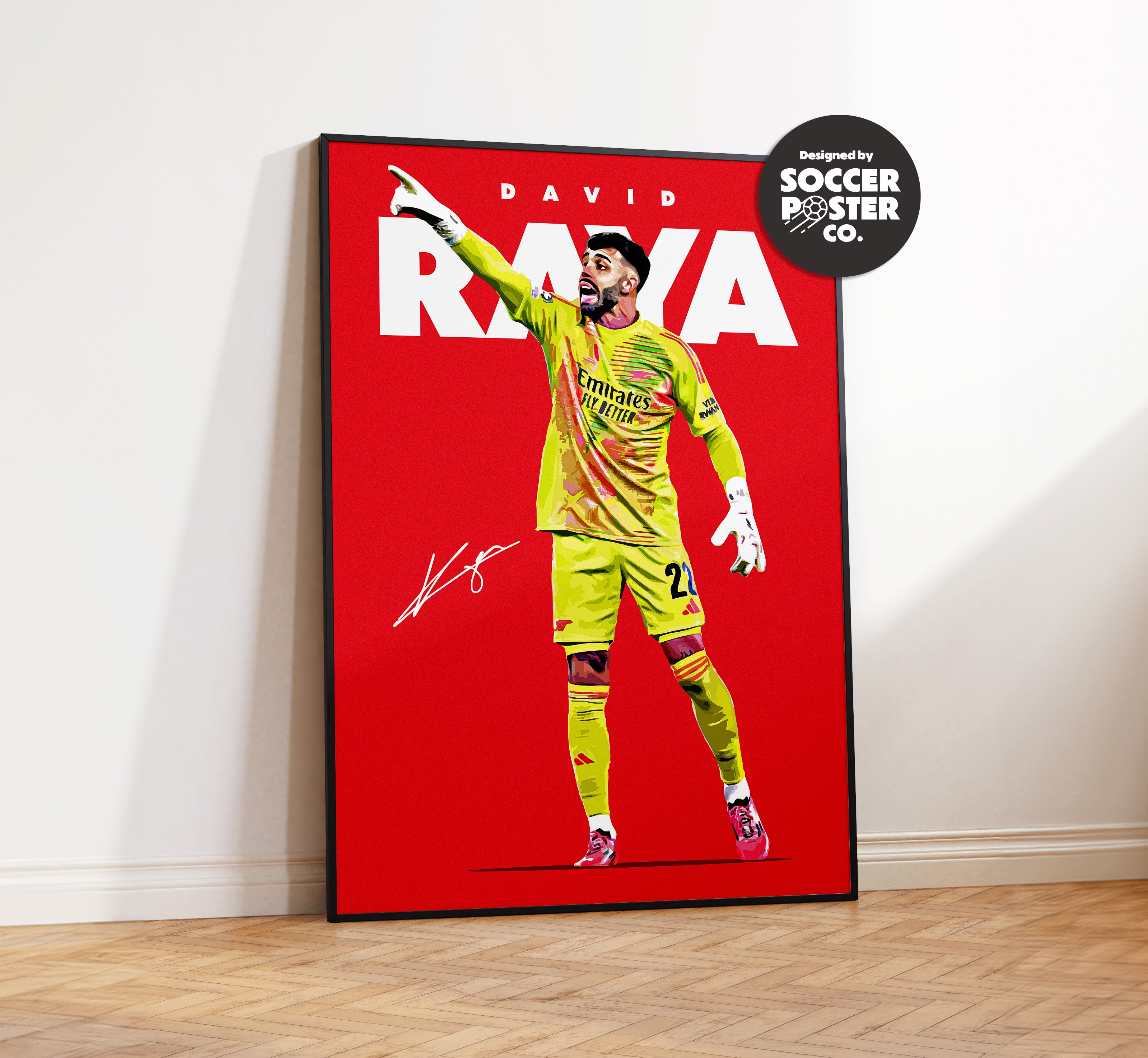 David Raya 24/25 4K Poster – SoccerPosterCo