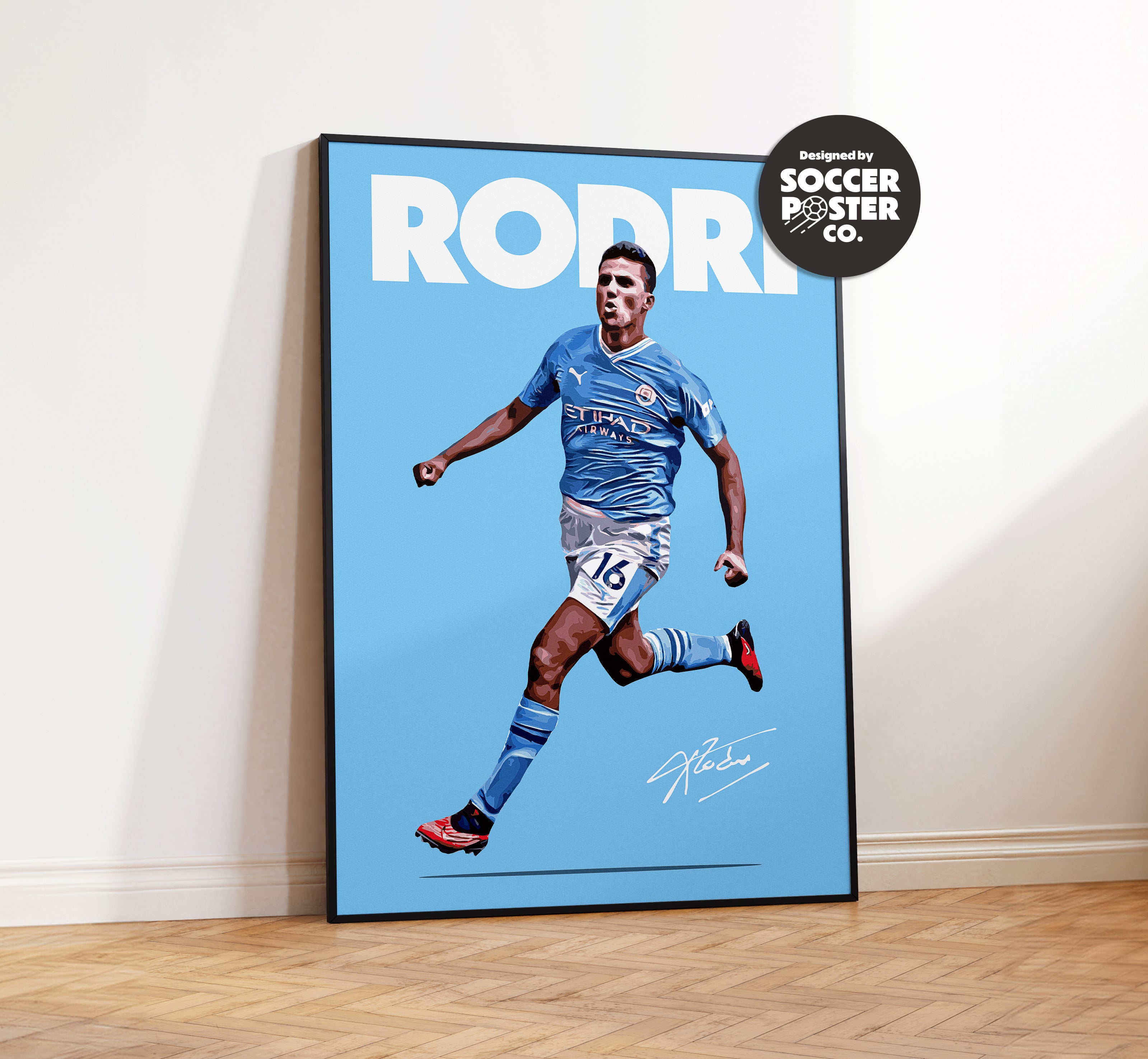Rodri 4K Poster – SoccerPosterCo