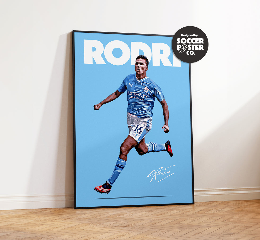 Rodri 4K Poster – SoccerPosterCo