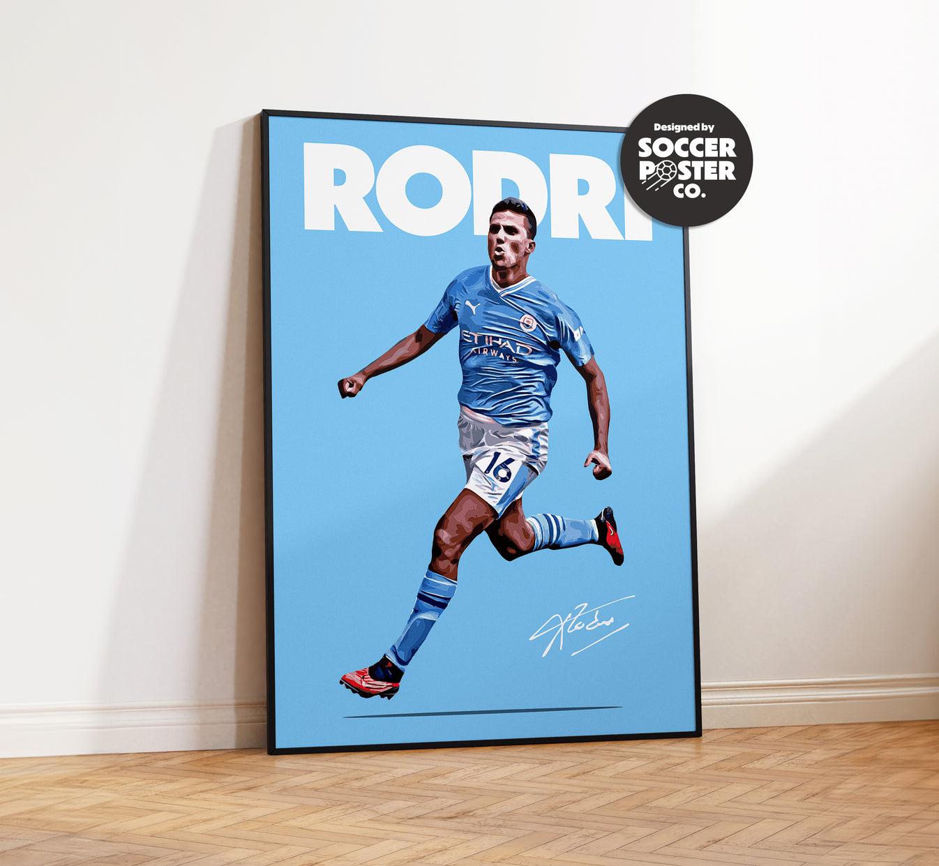 Rodri 4K Poster – SoccerPosterCo