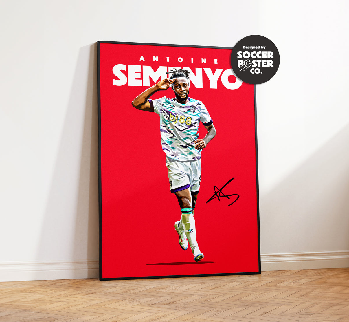 Antoine Semenyo 24/25 4K Poster – SoccerPosterCo