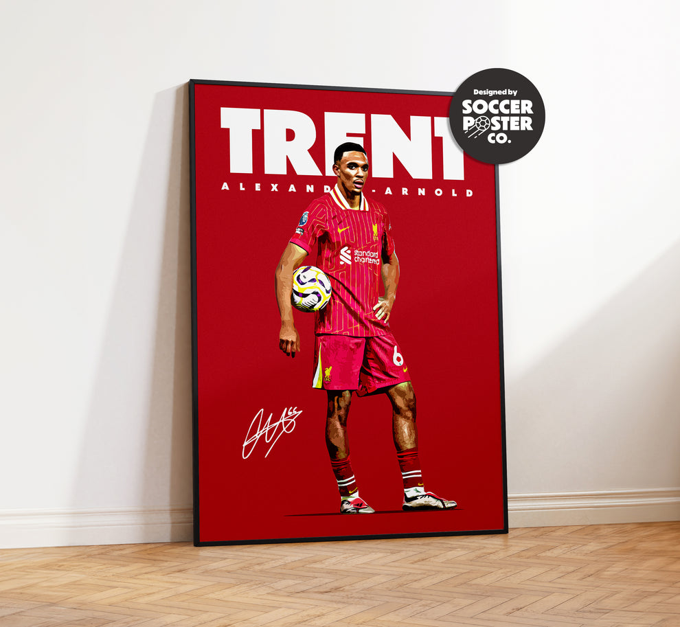 Trent Alexander-Arnold 24/25 4K Poster – SoccerPosterCo